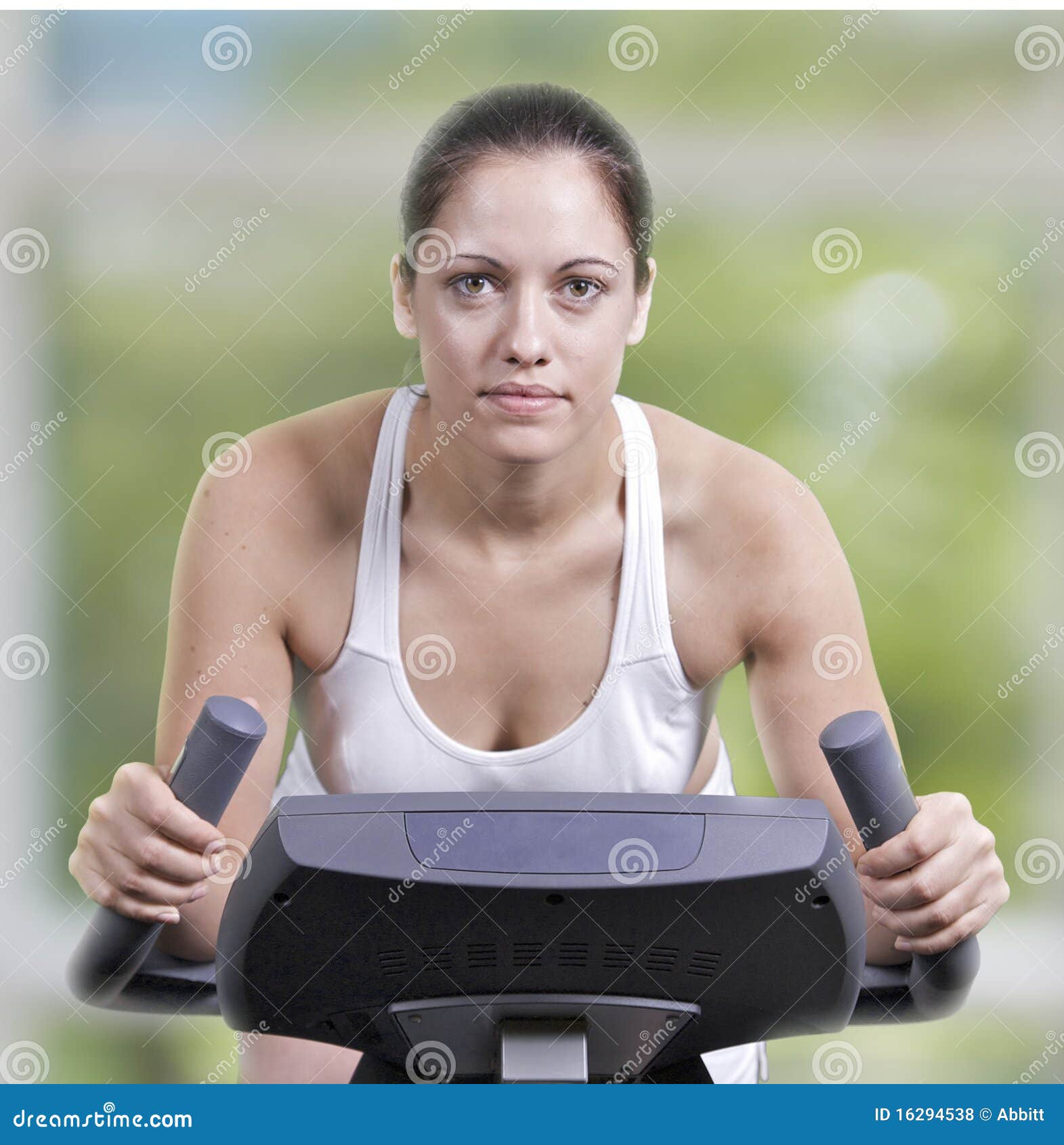 Exercise Bike stock photo. Image of people, exercise - 16294538