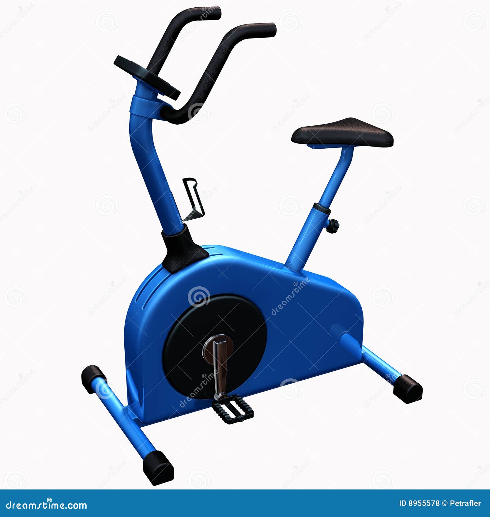 Exercise Bike stock illustration. Illustration of healthy - 8955578
