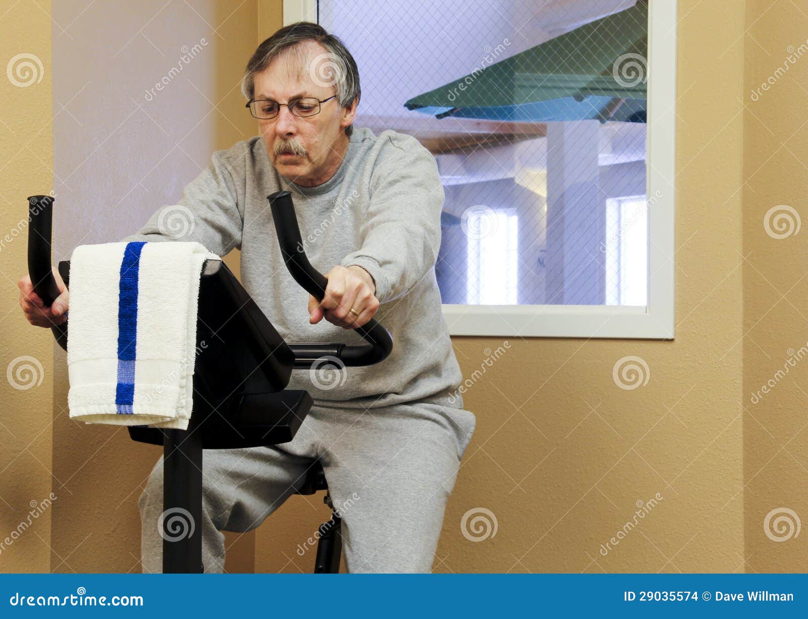 Exercise bike workout stock photo. Image of healthy, bike - 29035574