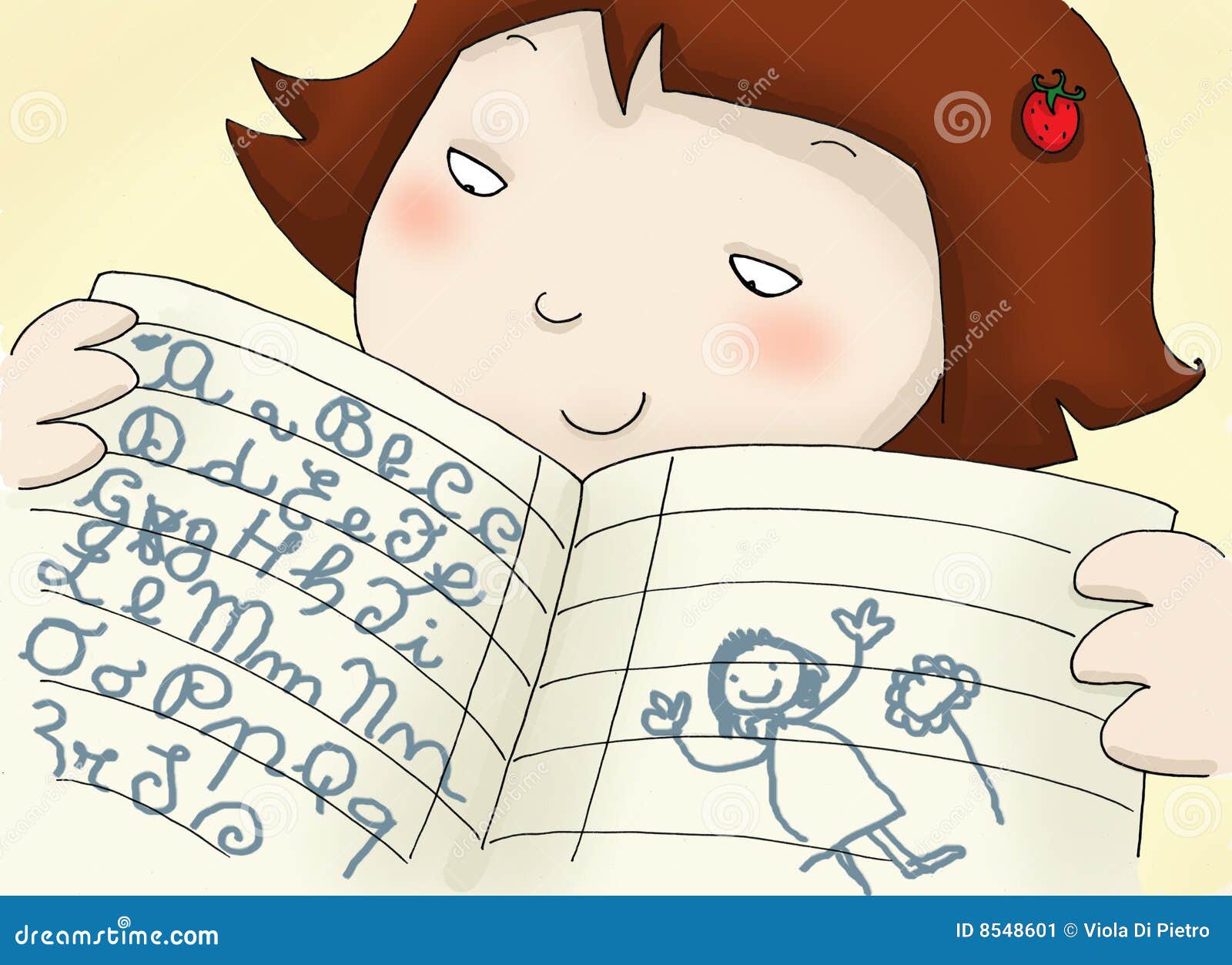 Exercise Book Cartoon Vector Illustration | CartoonDealer.com #26654756