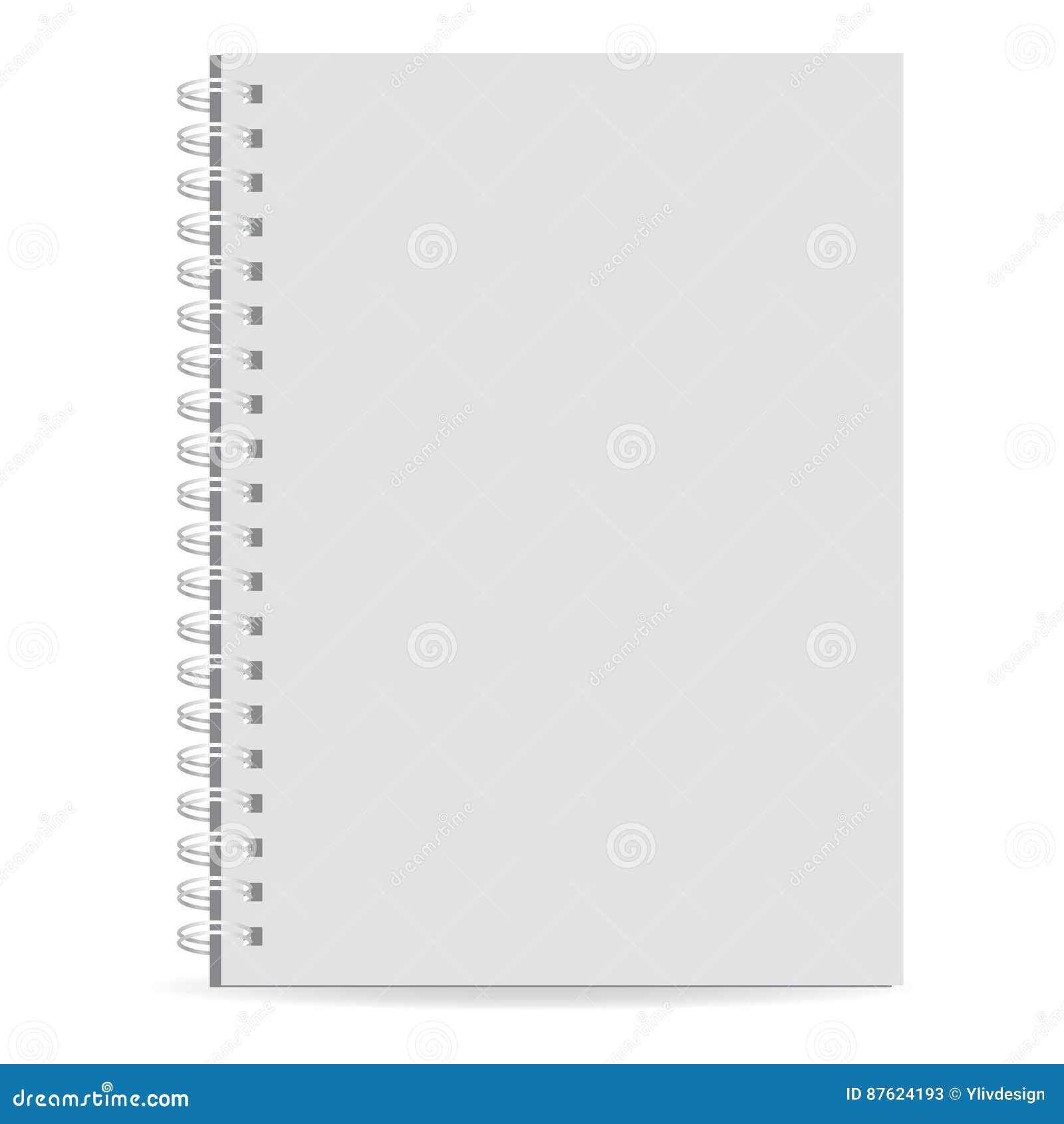 Exercise Book Icon, Realistic Style Stock Vector - Illustration of ...