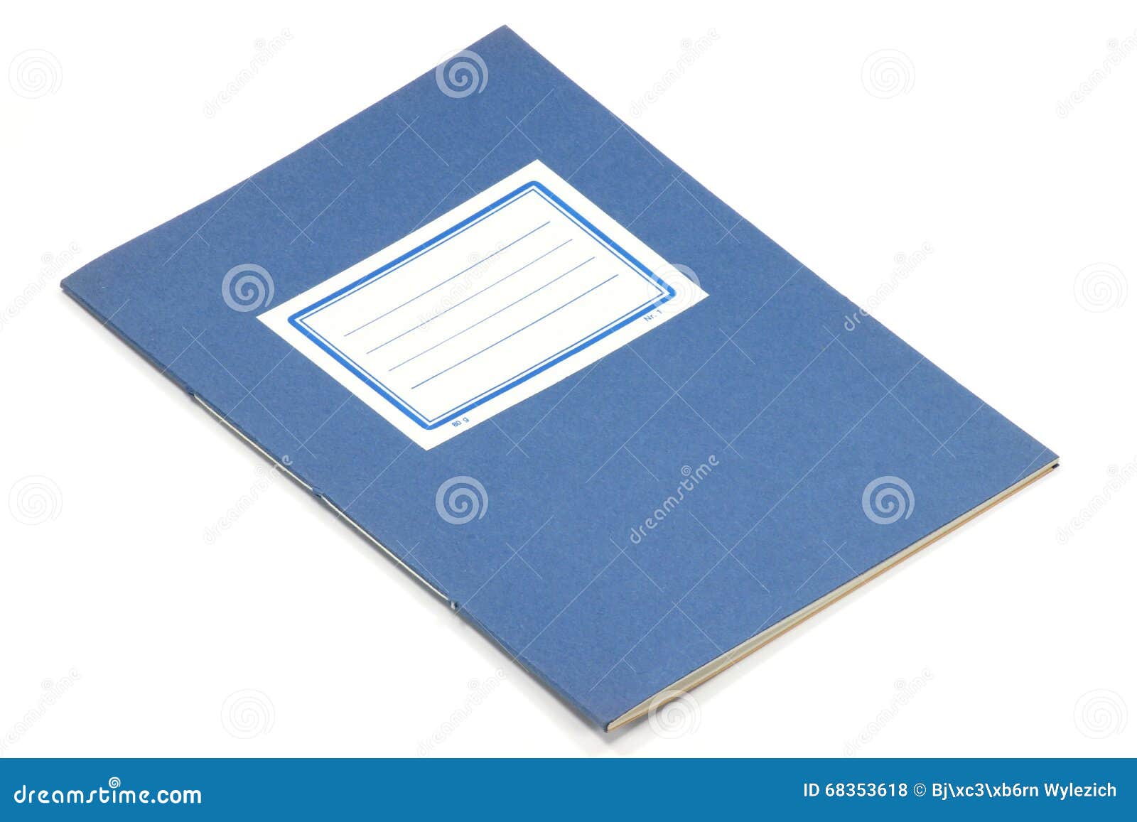 Exercise book stock photo. Image of background, unused - 68353618