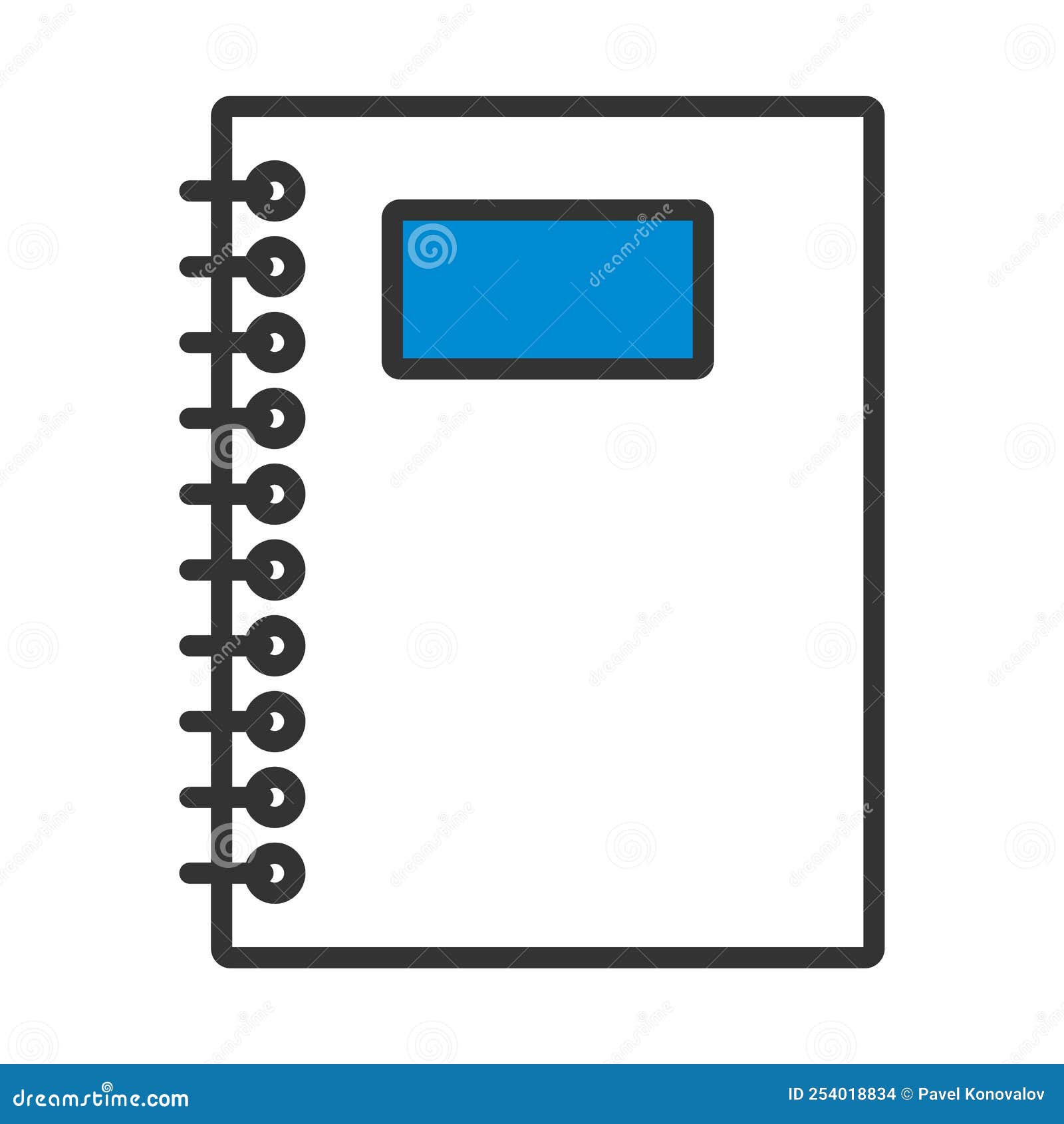 Exercise Book with Pen Icon Stock Vector - Illustration of sign ...