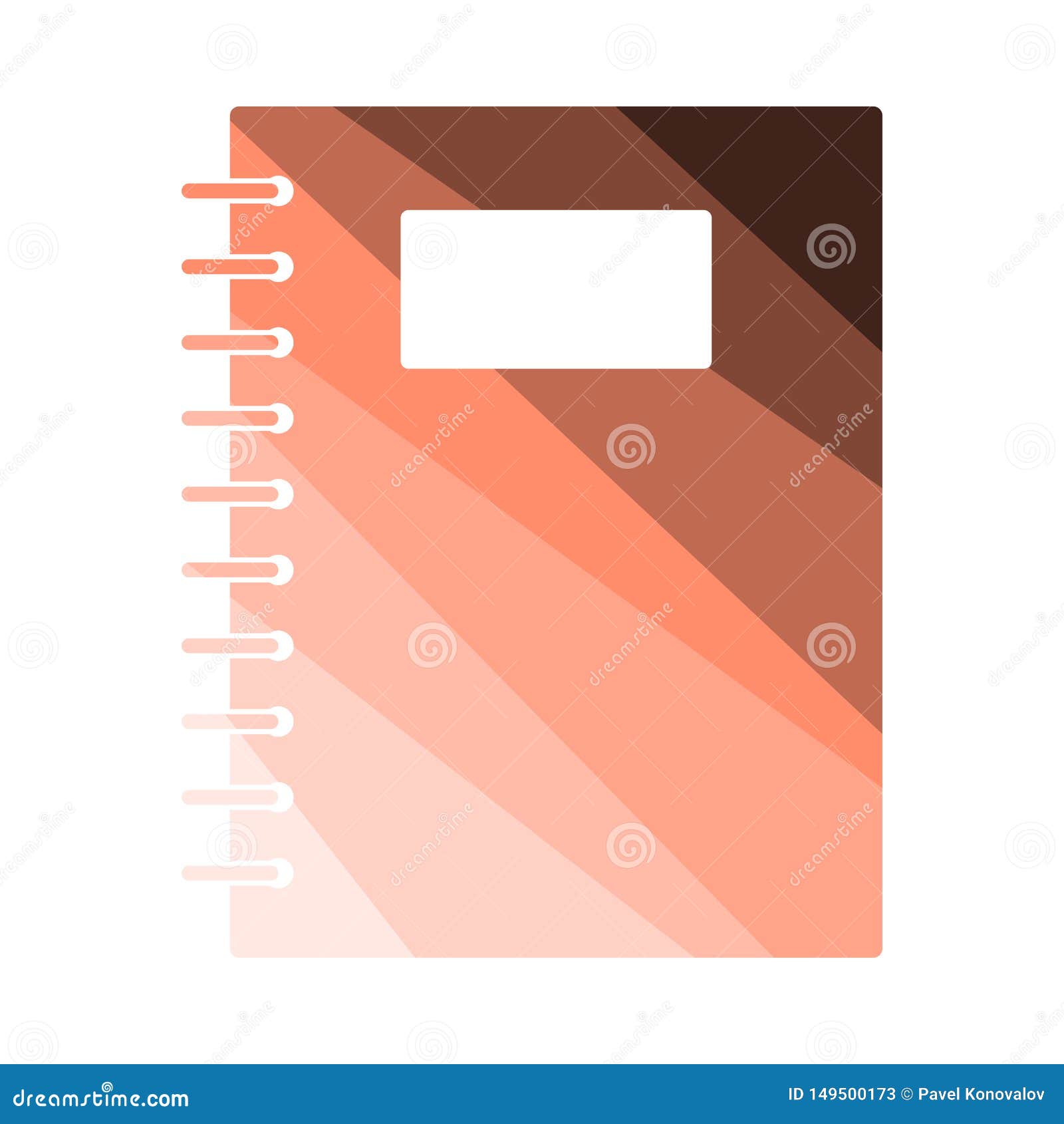Exercise Book with Pen Icon Stock Vector - Illustration of book, single ...
