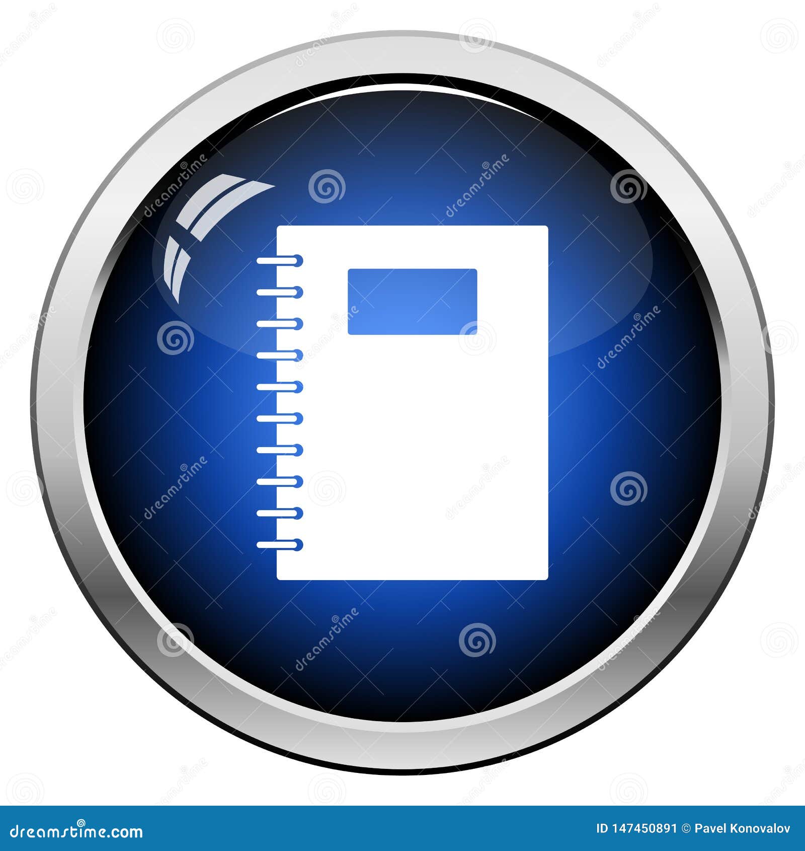 Exercise Book with Pen Icon Stock Vector - Illustration of student ...