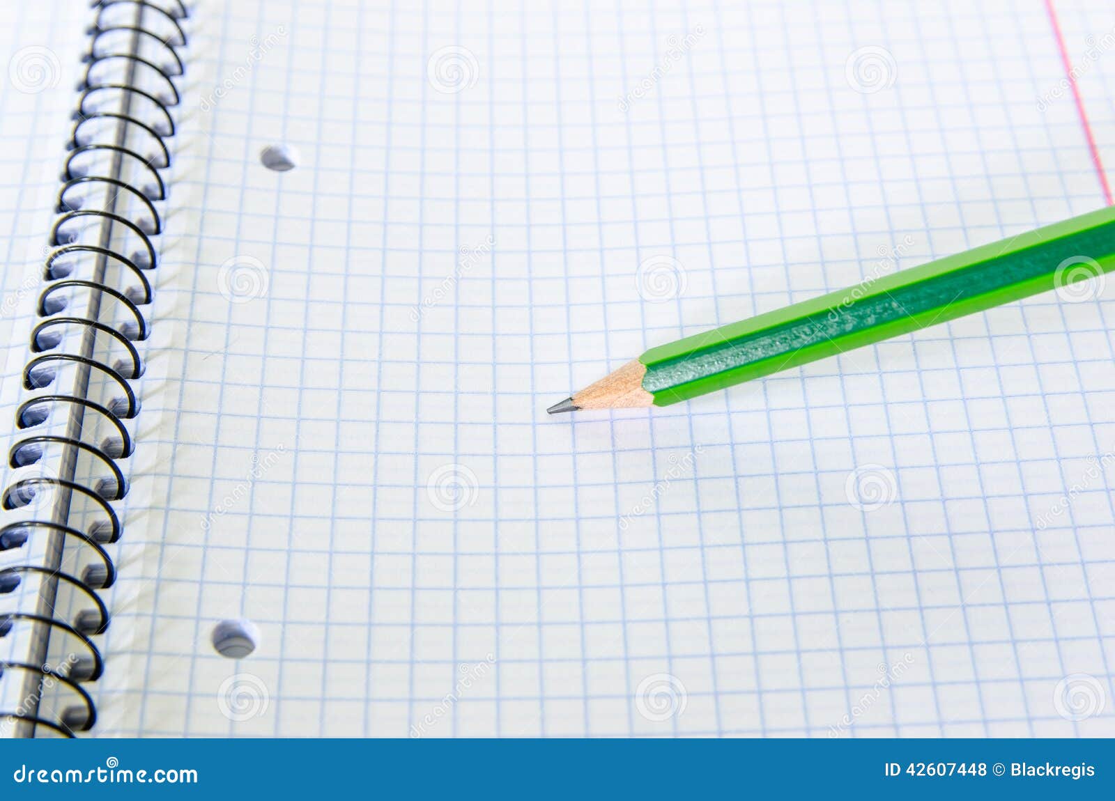 Exercise Book and Pencil Writing Stock Photo - Image of school, lesson ...