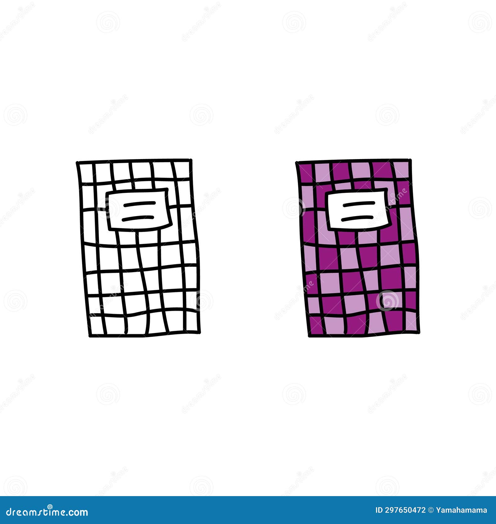 Exercise book stock illustration. Illustration of pattern - 297650472