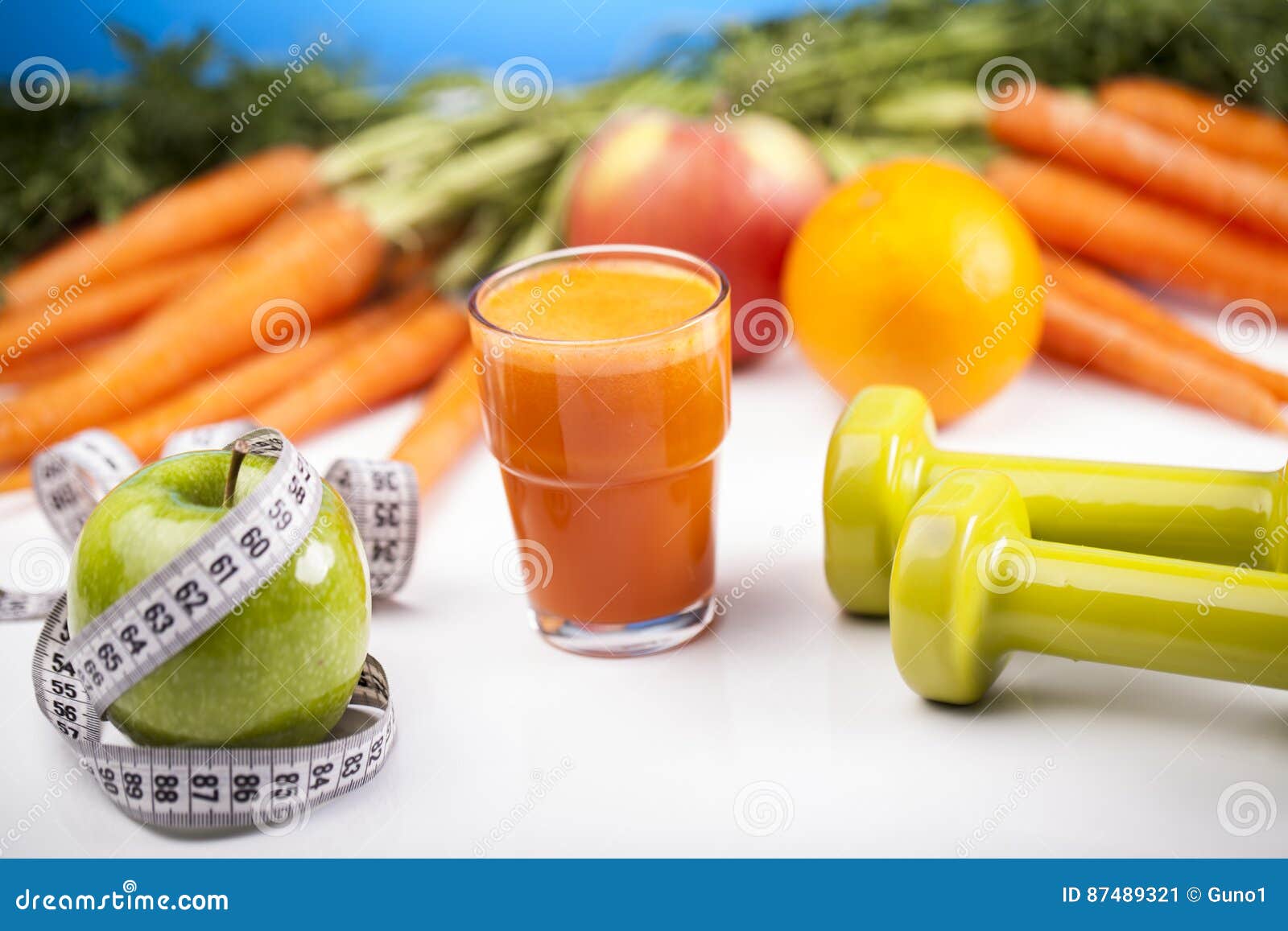 Exercise and healthy meals stock image. Image of vegetables - 87489321
