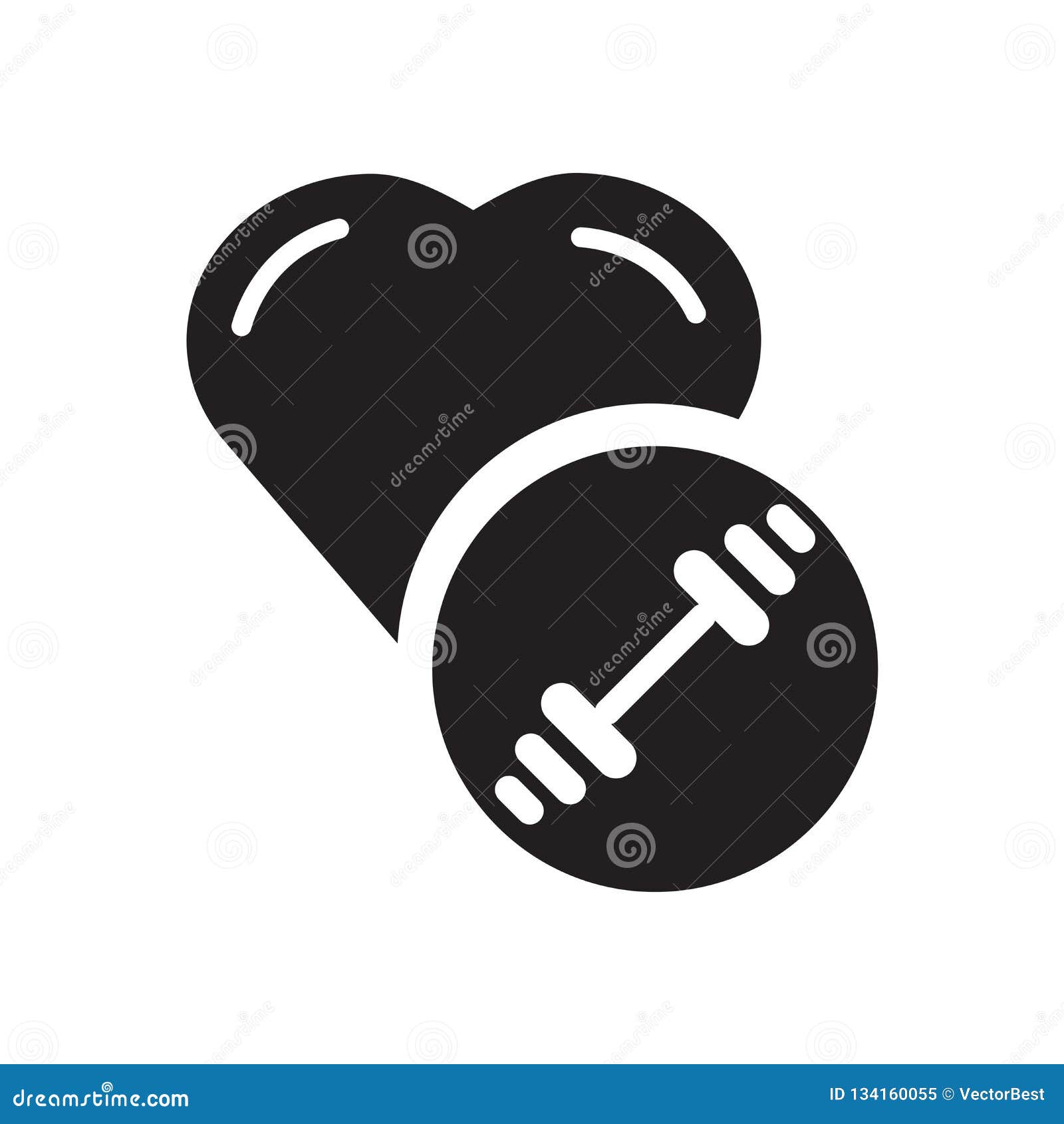 Exercise Icon Vector Sign and Symbol Isolated on White Background Stock ...