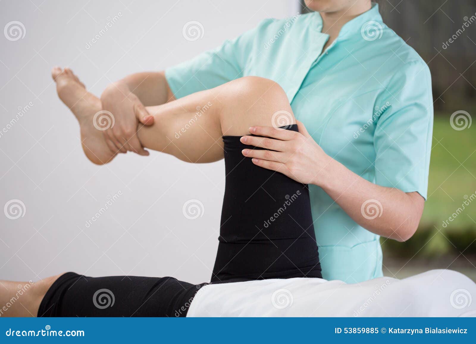 Lower Limb Examination Royalty-Free Stock Image | CartoonDealer.com ...