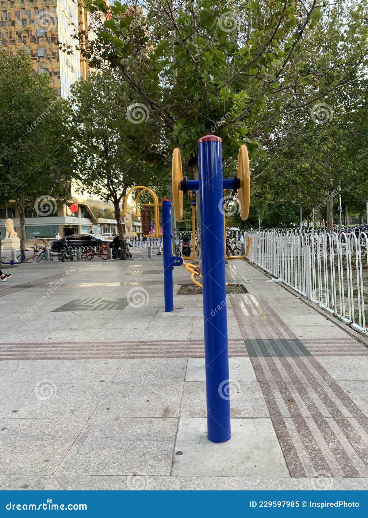 Exercise in Park in Beijing Stock Image - Image of park, street: 229597985
