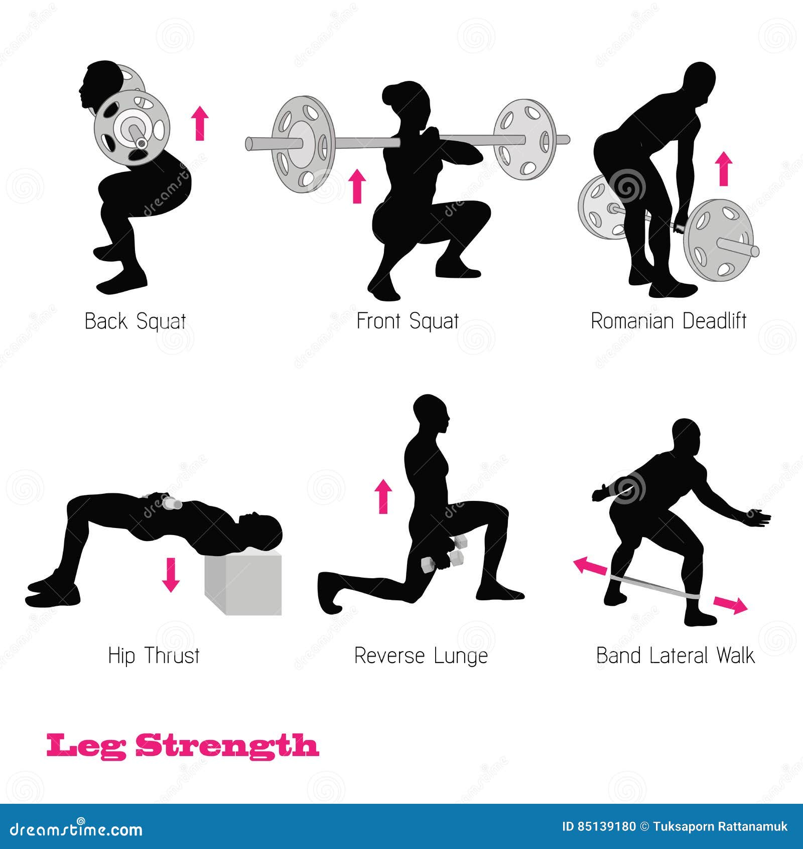 Muscle Car Silhouette Isolated On White Background. Sports Car Contour ...