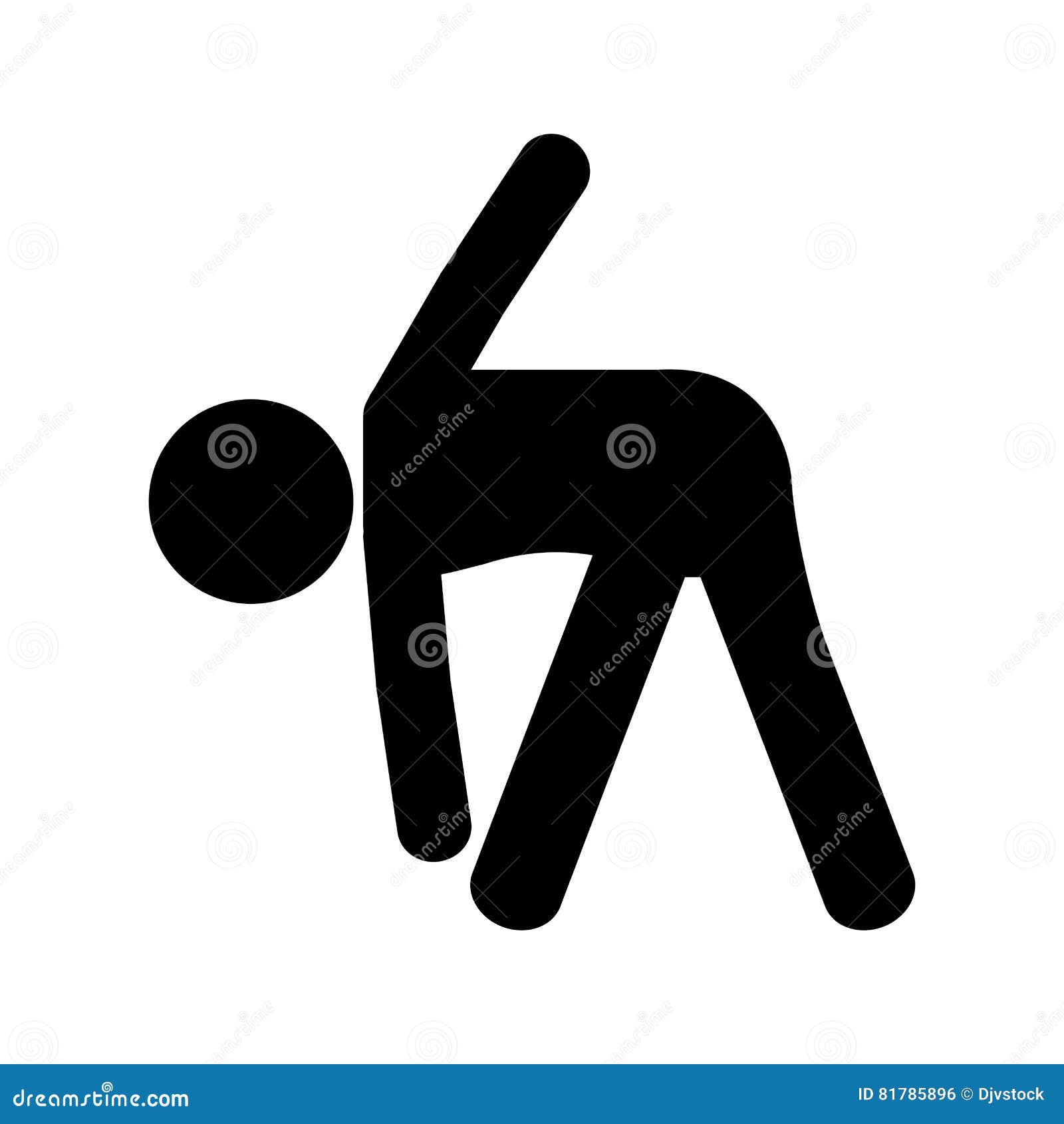 Exercise Pictogram Icon Image Stock Vector - Illustration of race ...