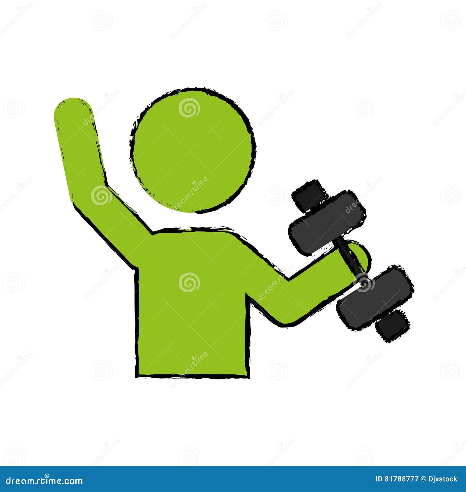 Exercise Pictogram Icon Image Stock Vector - Illustration of outdoor ...
