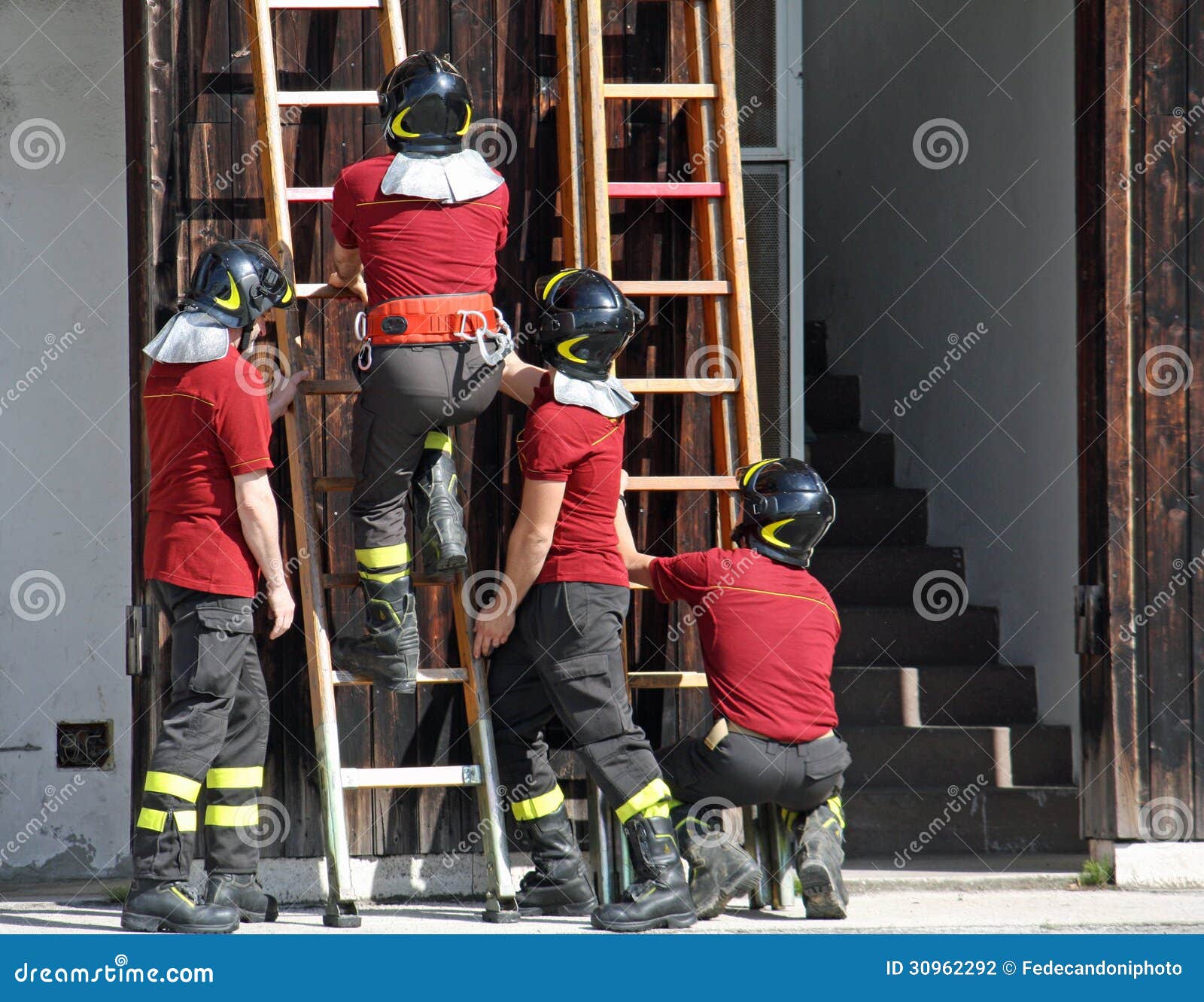 Exercise and Training of Firefighters in the Fire Station with W ...