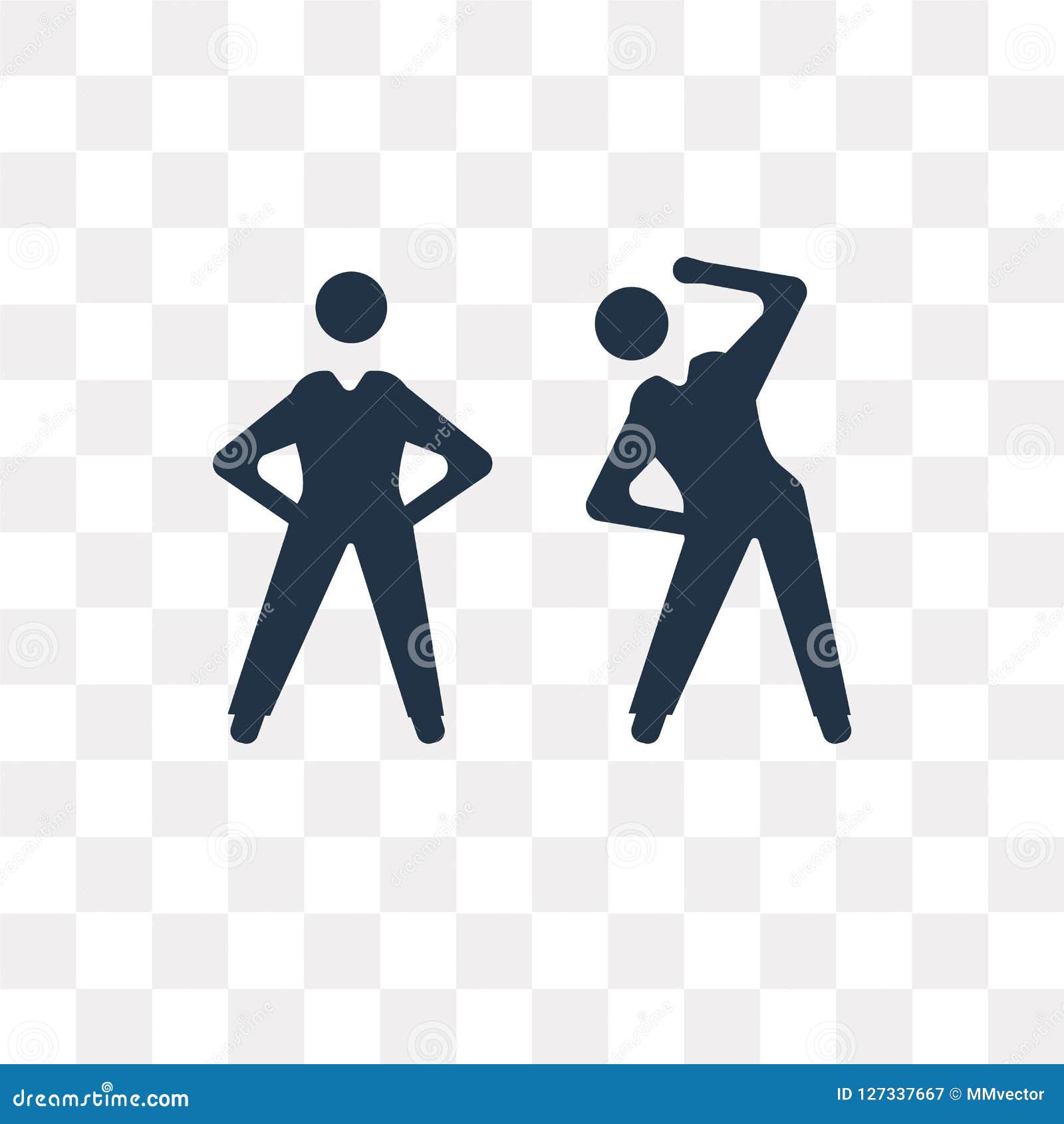 Exercise Vector Icon Isolated on Transparent Background, Exercise ...
