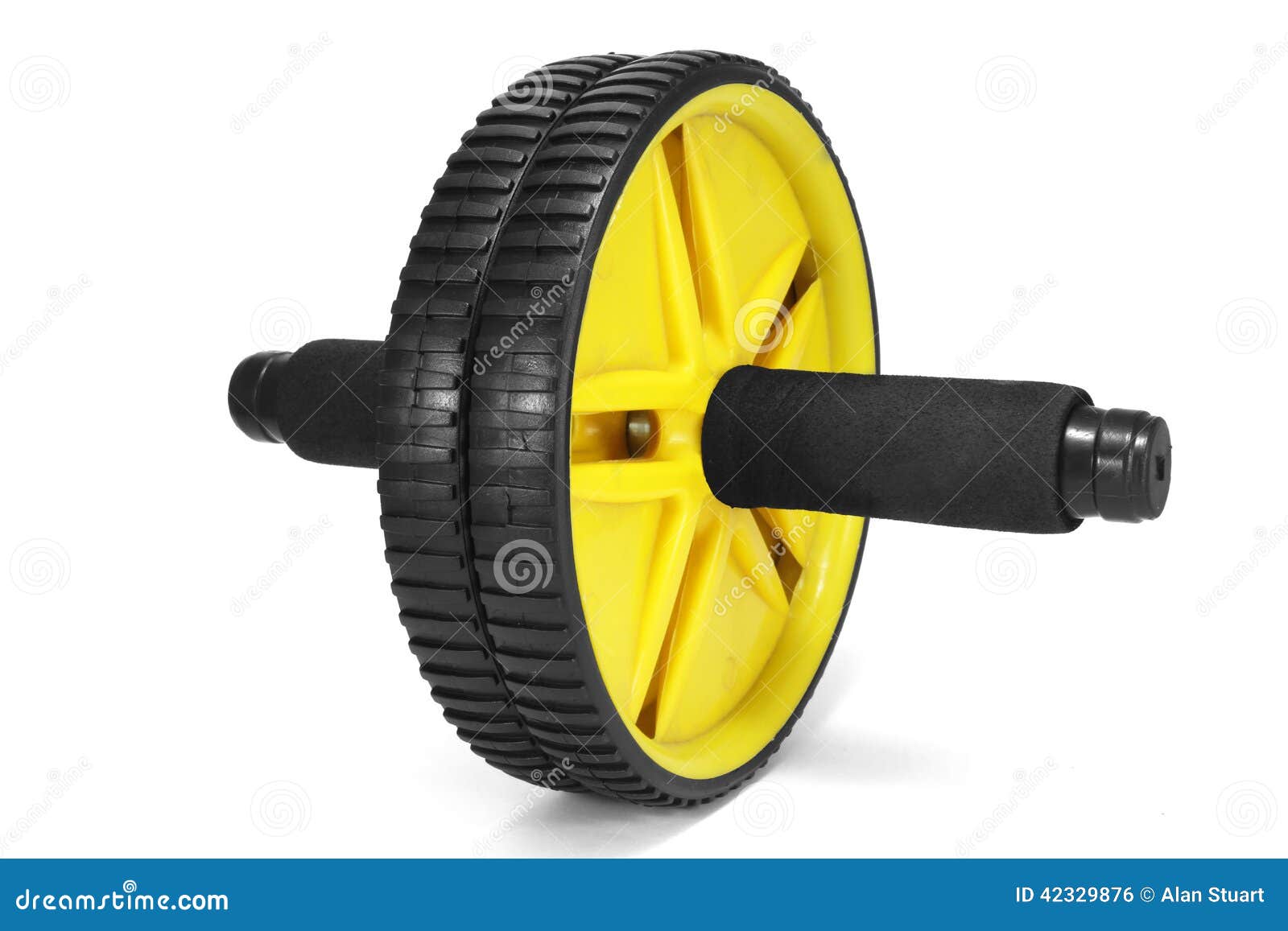 Exercise Wheel stock photo. Image of yellow, pack, work - 42329876