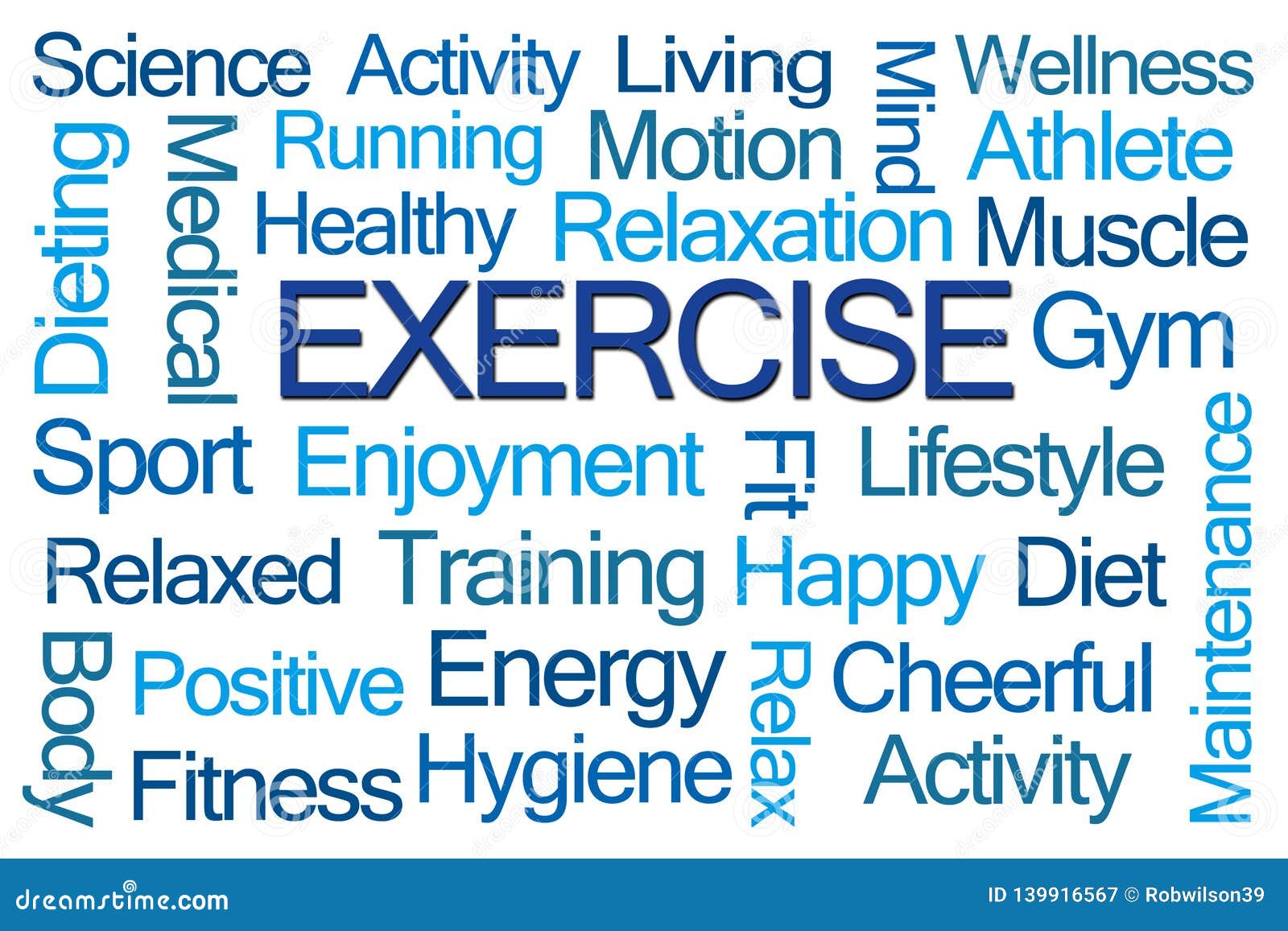 Exercise Word Vector Text With Golden Stars Trail And Handwritten ...