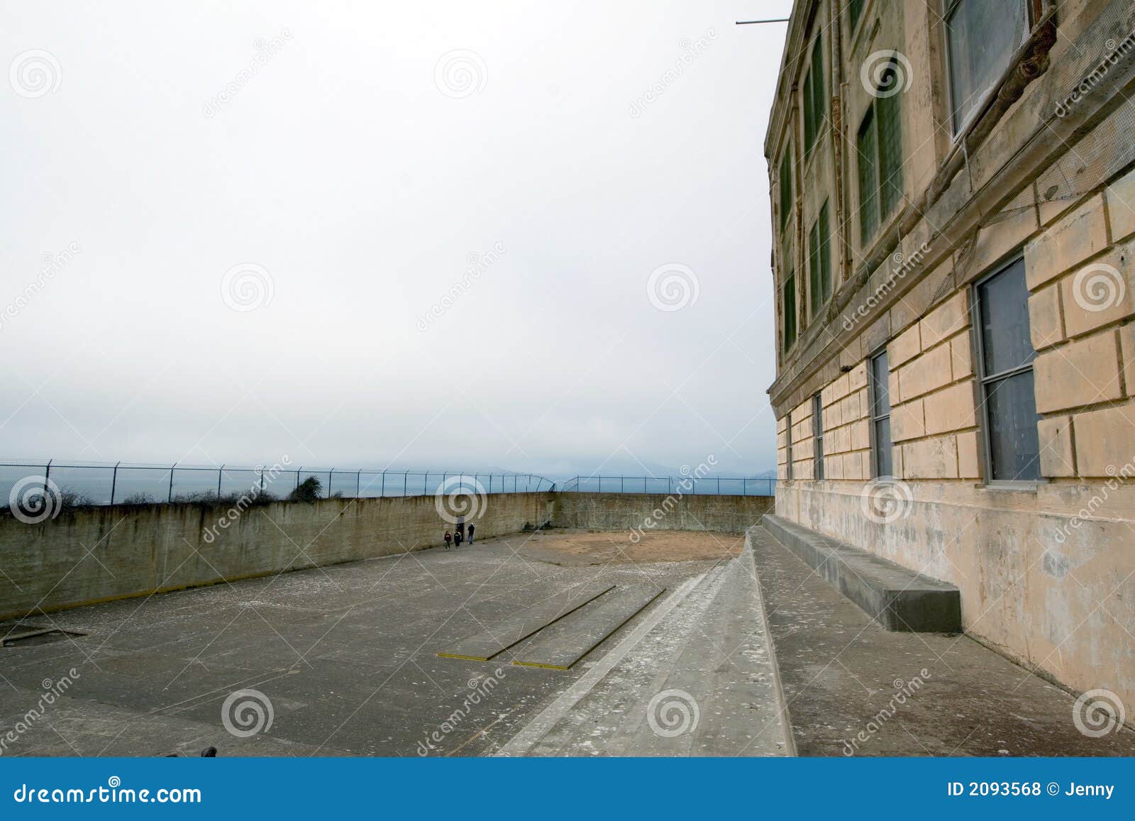 Exercise Yard At Alcatraz Picture. Image: 2093568