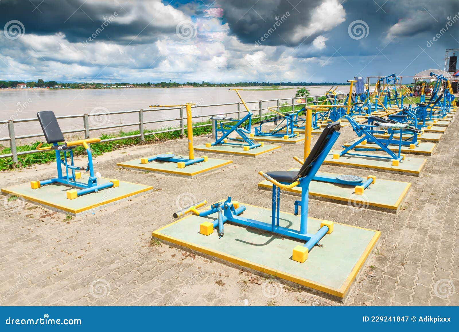 Exercise yard stock image. Image of health, play, healthcare - 229241847