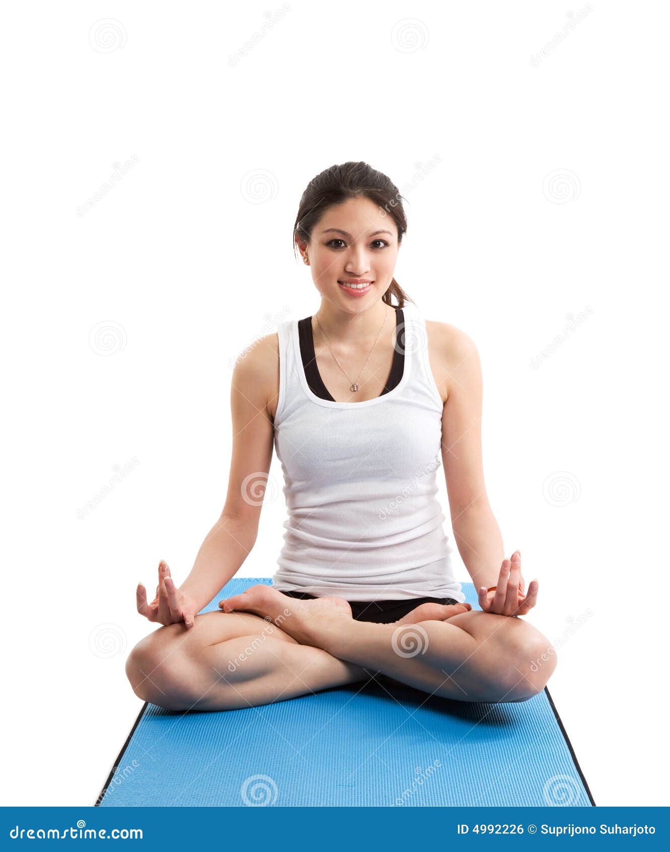 Exercising asian woman stock photo. Image of skinny, photograph - 4992226
