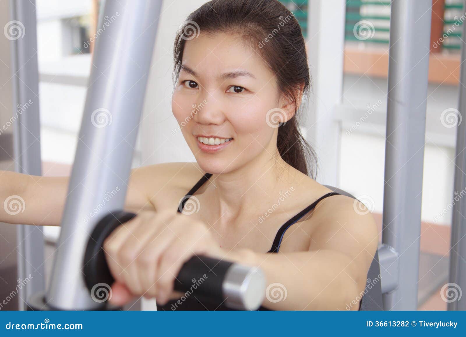 Exercising stock photo. Image of sporty, smile, active - 36613282