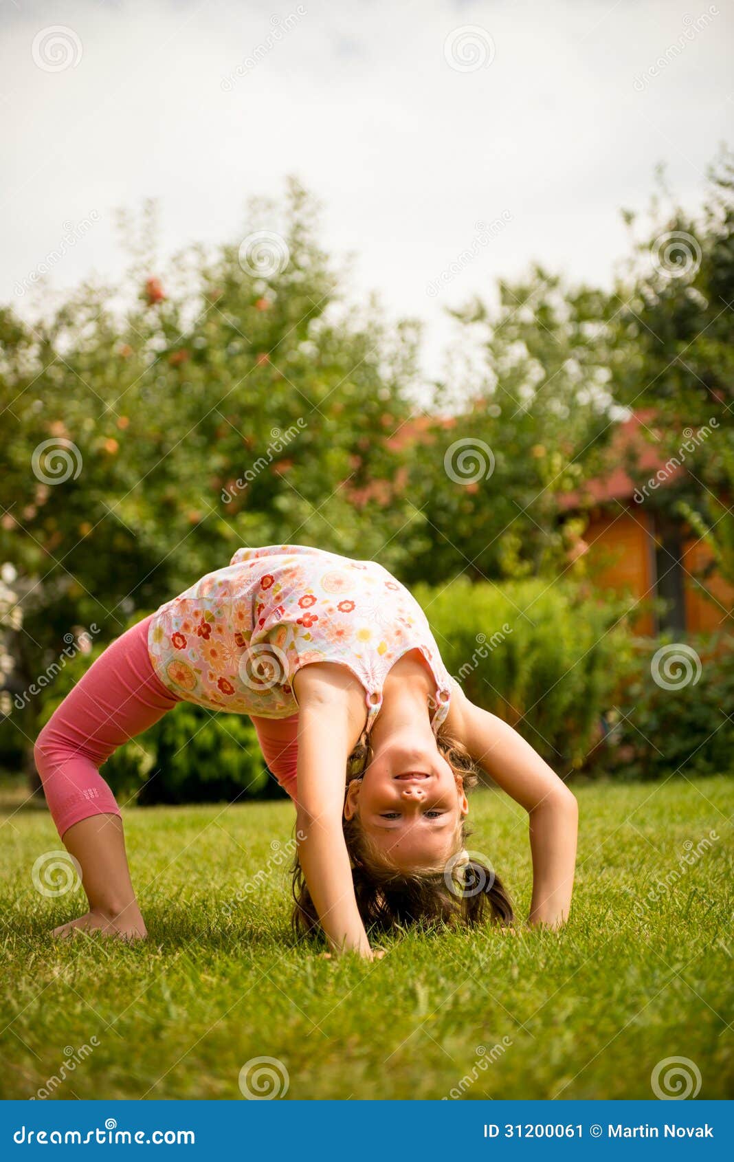 Exercising child stock image. Image of girls, offspring - 31200061