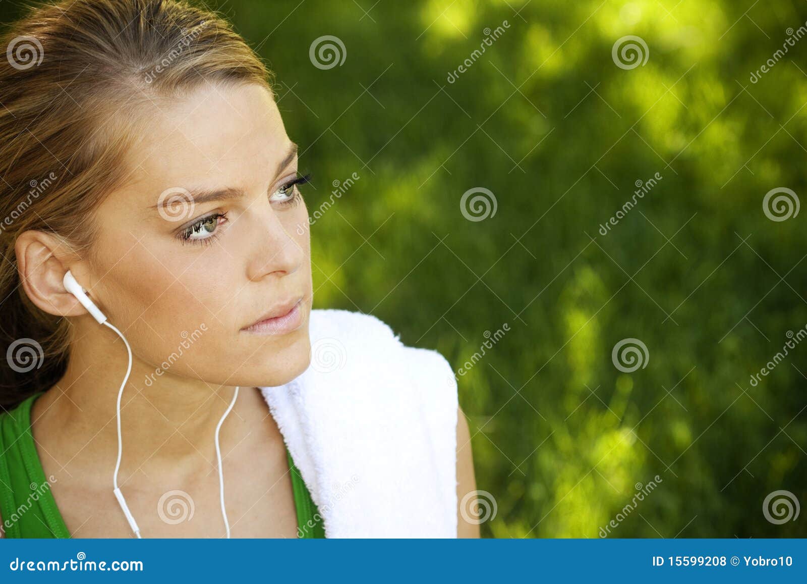 Exercising and Fitness Portrait Stock Photo - Image of face, outdoors ...