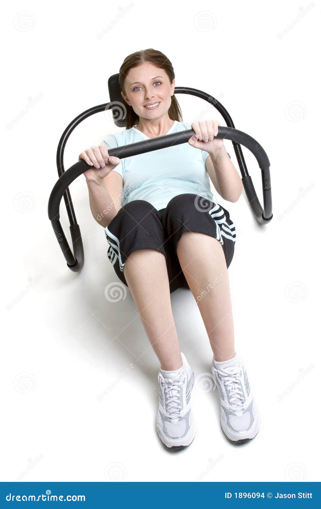 Exercising Girl stock photo. Image of white, girl, workout - 1896094
