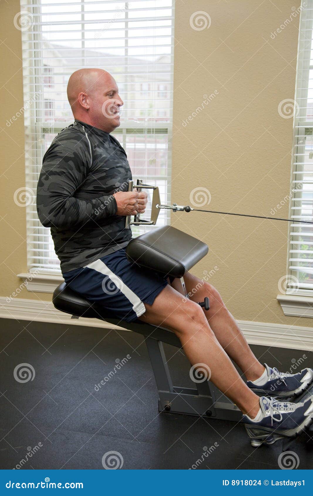 Exercising in Gym stock photo. Image of young, exercise - 8918024