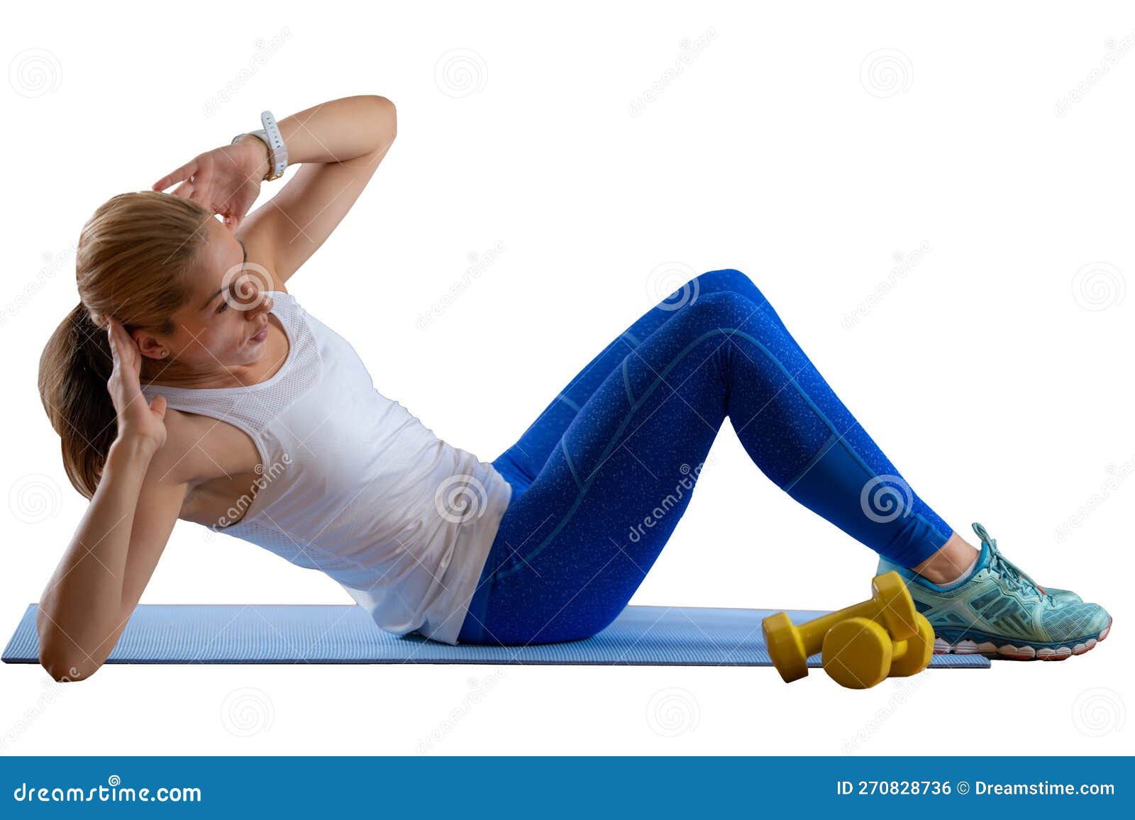 Exercising. Transparent Background Stock Photo - Image of exercising ...
