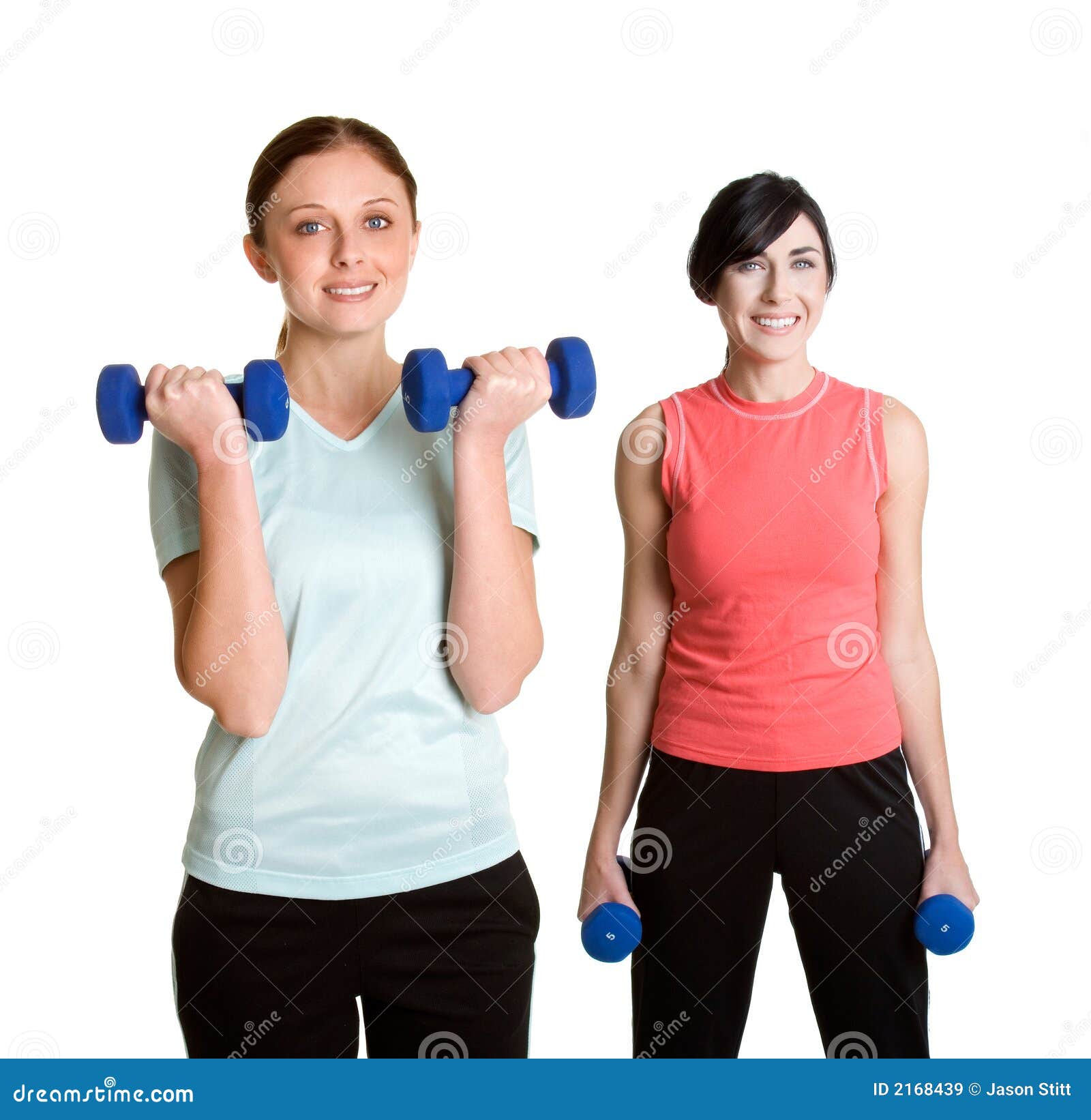 Exercising Women stock image. Image of friendship, smile - 2168439