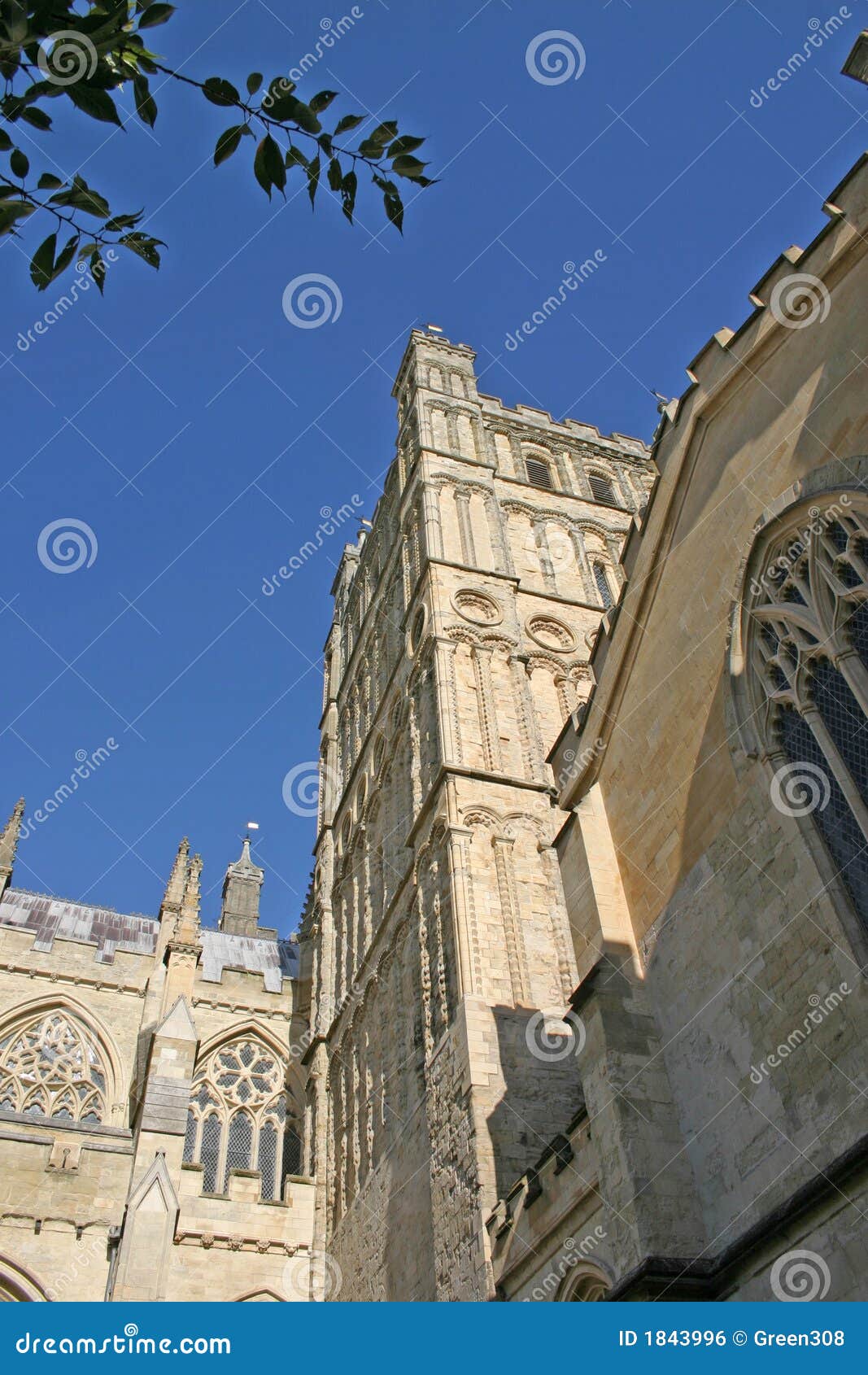 Exeter Cathedral stock photo. Image of landmark, england - 1843996