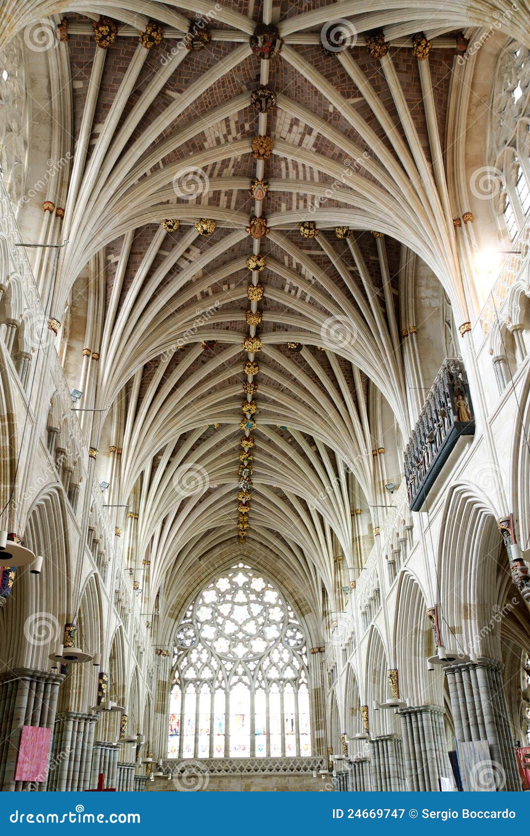 Exeter Cathedral stock image. Image of building, great - 24669747