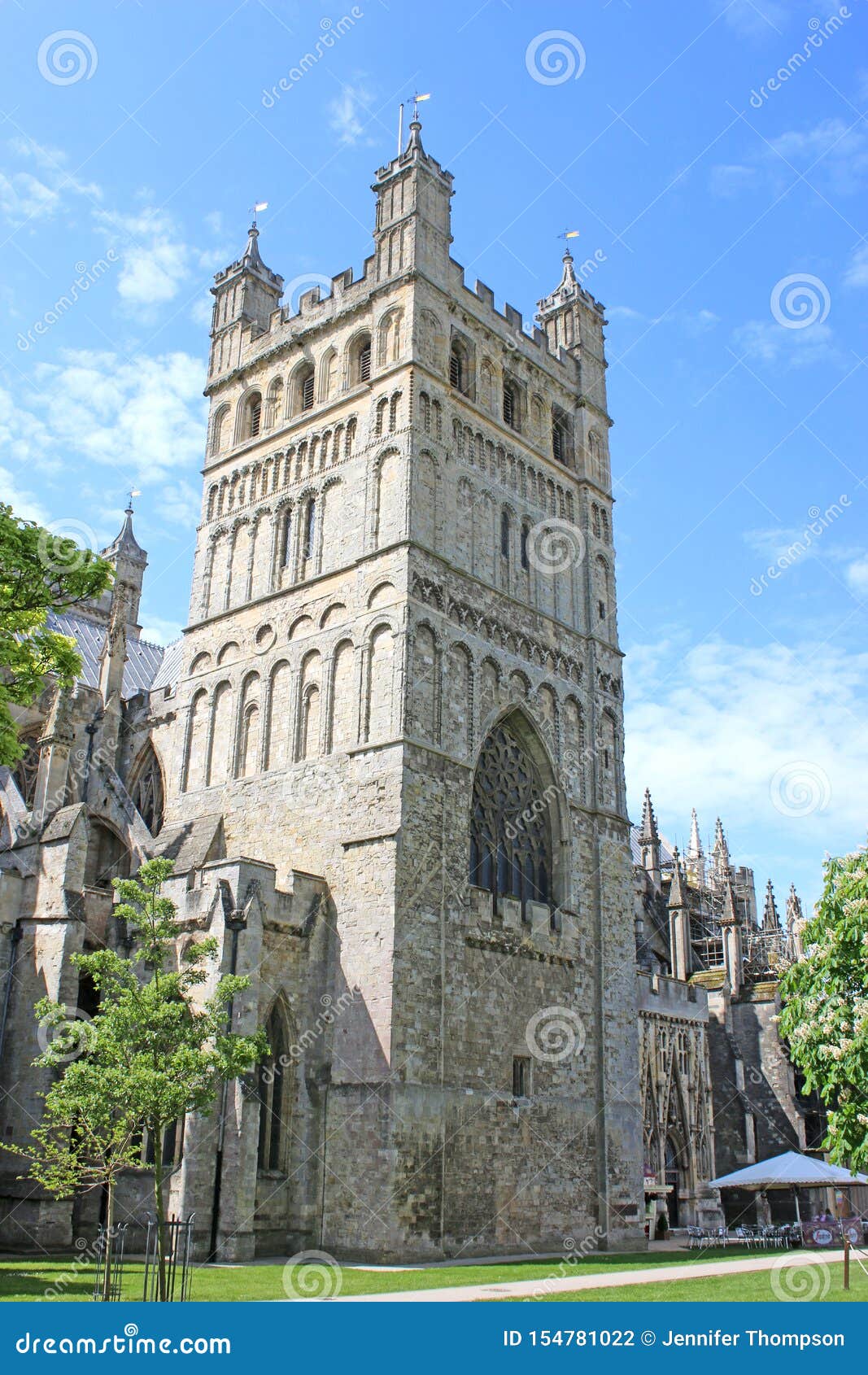 Exeter Cathedral, Devon stock photo. Image of architecture - 154781022