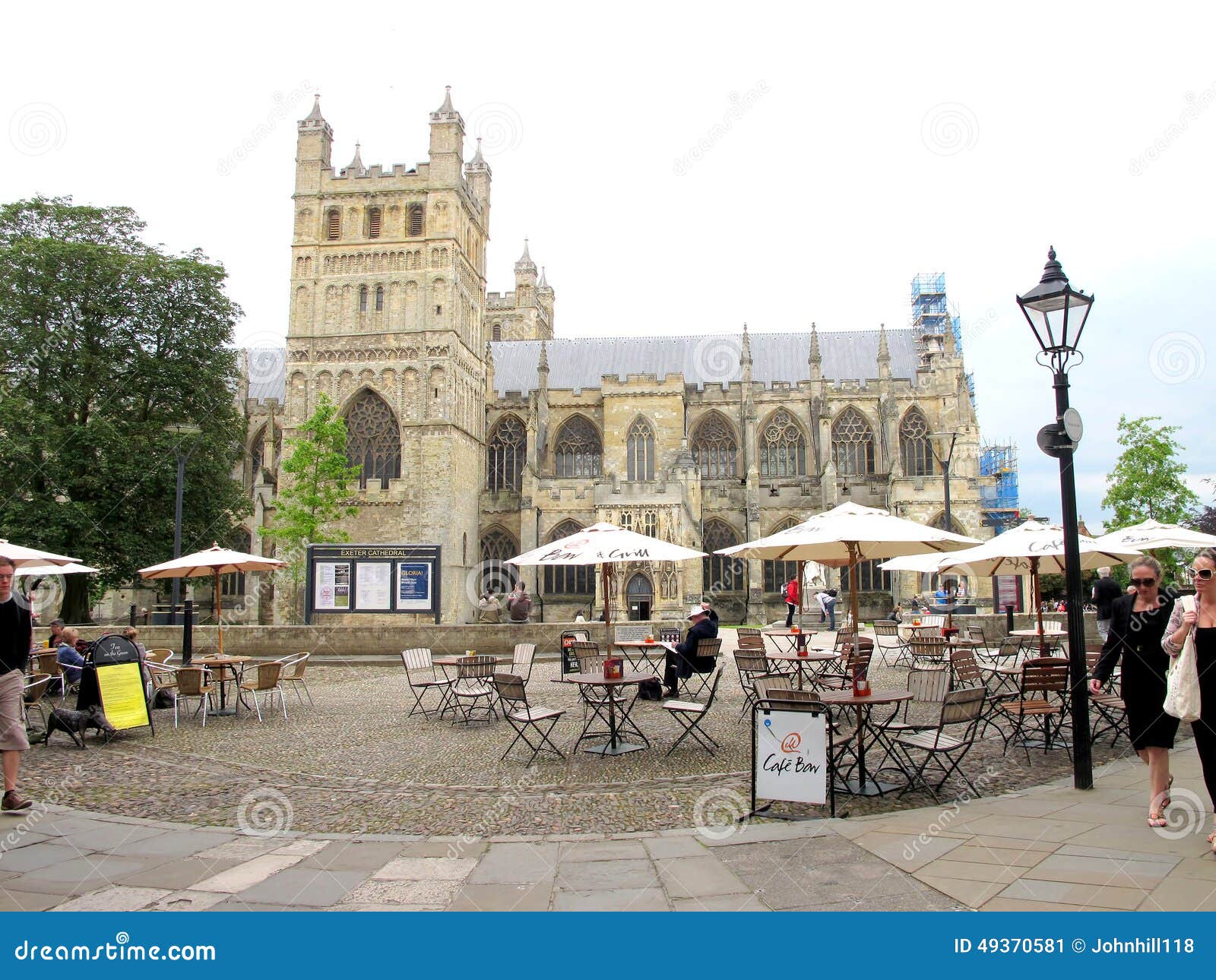 Exeter Cathedral, Devon, UK. Editorial Photo - Image of slabbed, notice ...