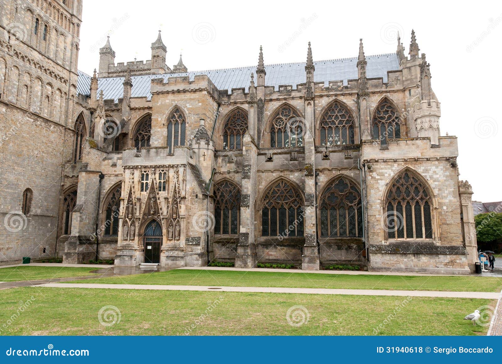 Exeter Cathedral stock photo. Image of decorations, britain - 31940618