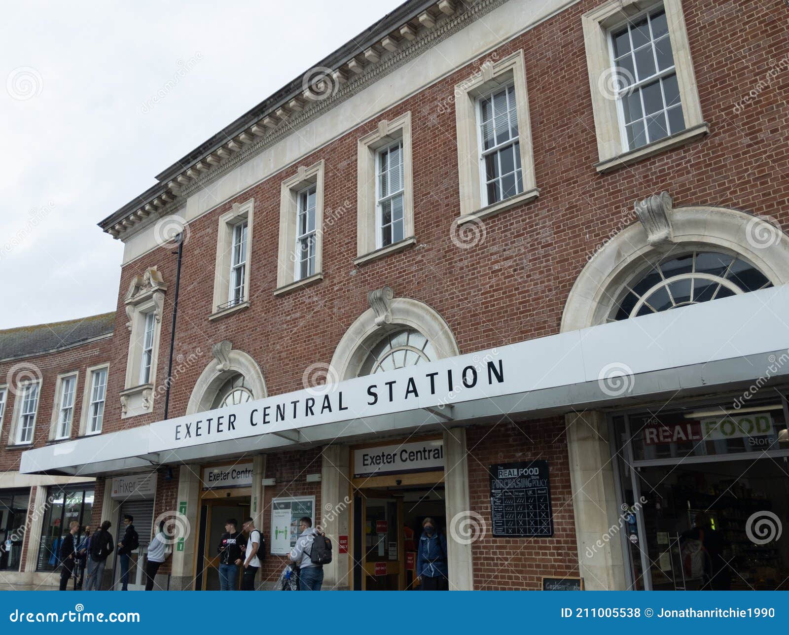 Exeter Central Railway Station in Exeter, Devon Editorial Stock Photo ...