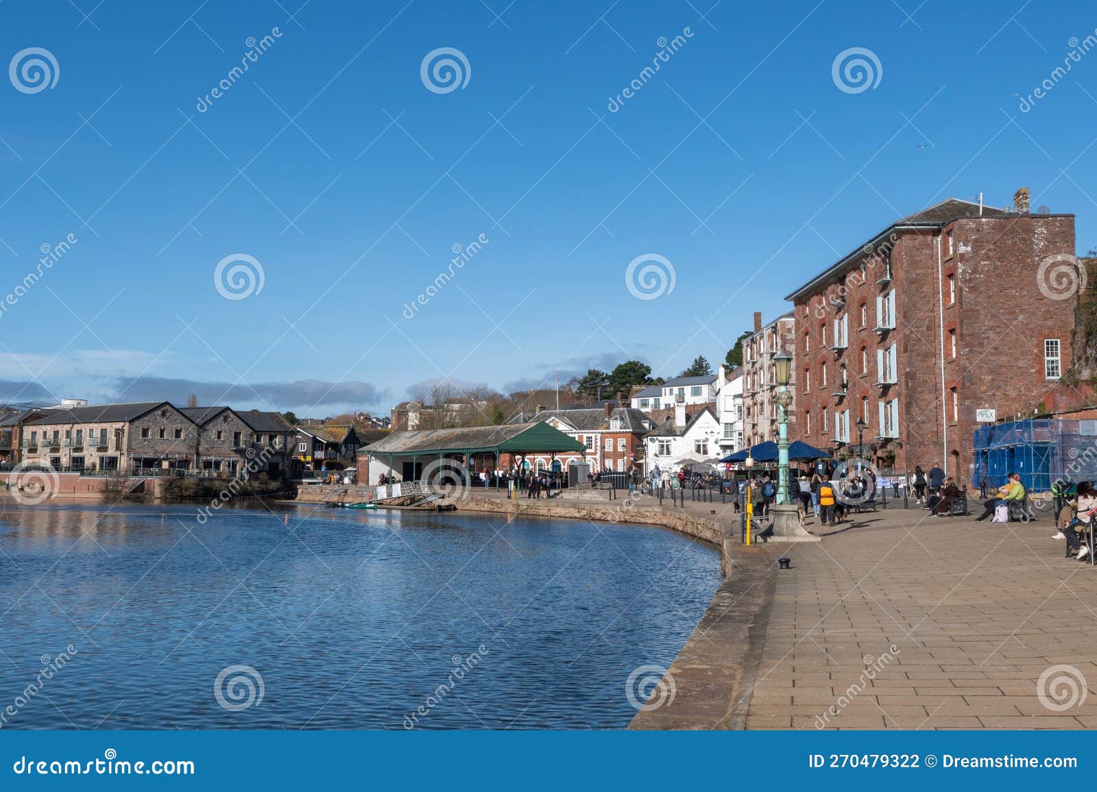 Exeter quay editorial photography. Image of kingdom - 270479322