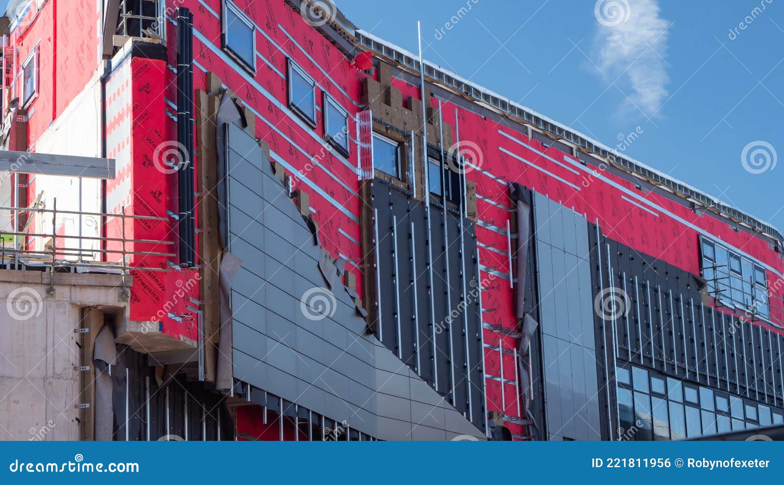 Cladding in the Process of Being Applied To the Redevelopment of the ...