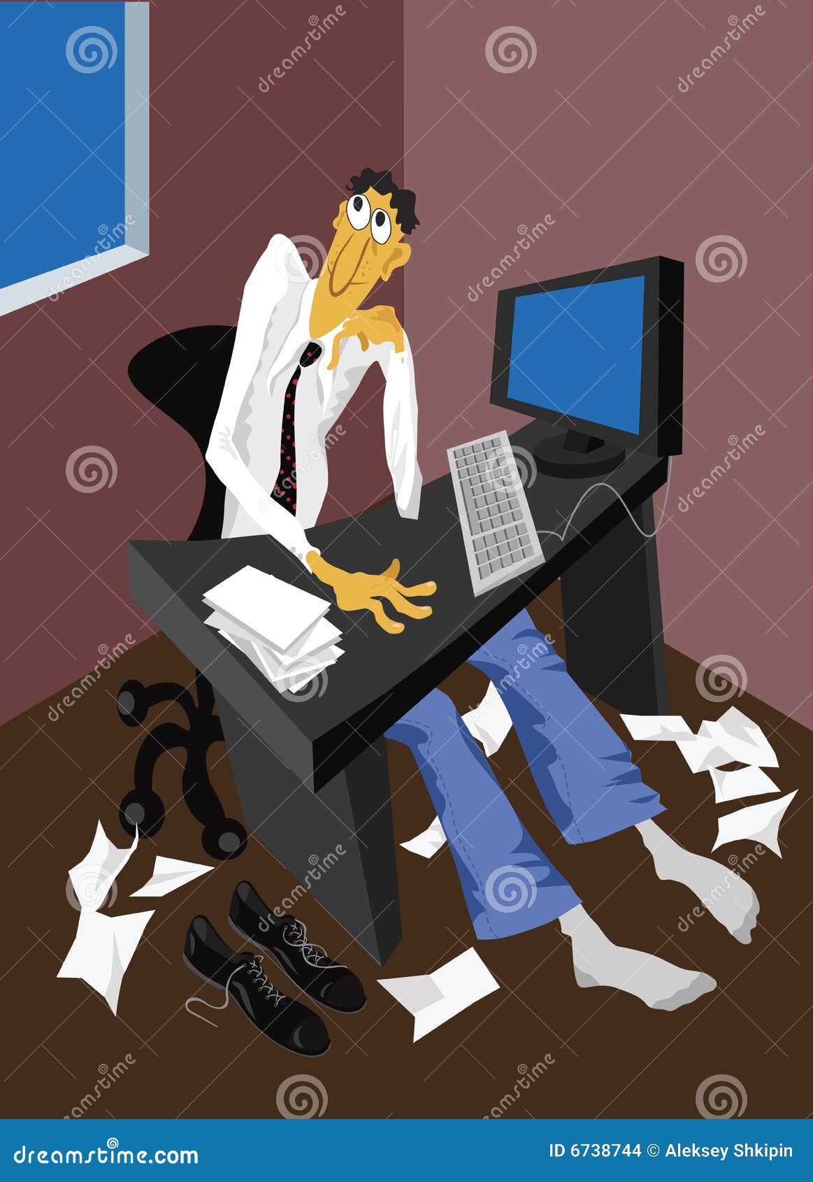Worker Stagnation Stock Illustrations – 46 Worker Stagnation Stock ...