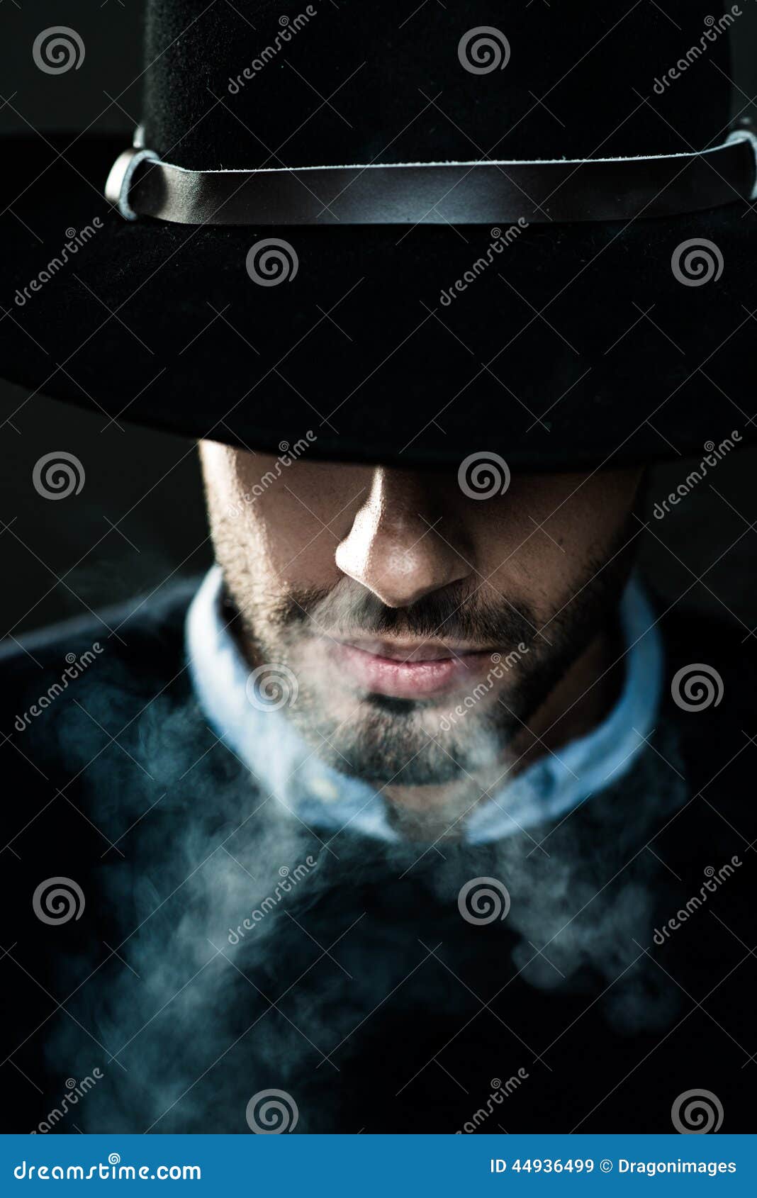 Exhaling smoke stock image. Image of male, cigarette - 44936499