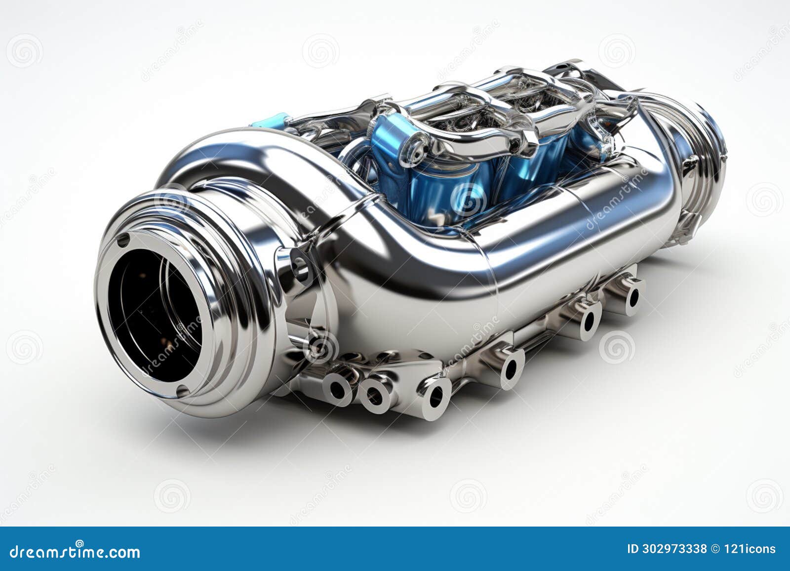Exhaust Bellow On White Background Royalty-Free Stock Image ...