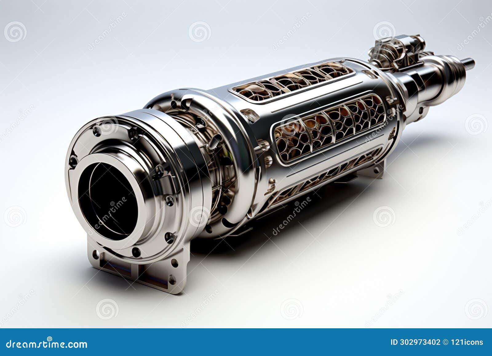 Exhaust Bellow On White Background Royalty-Free Stock Image ...