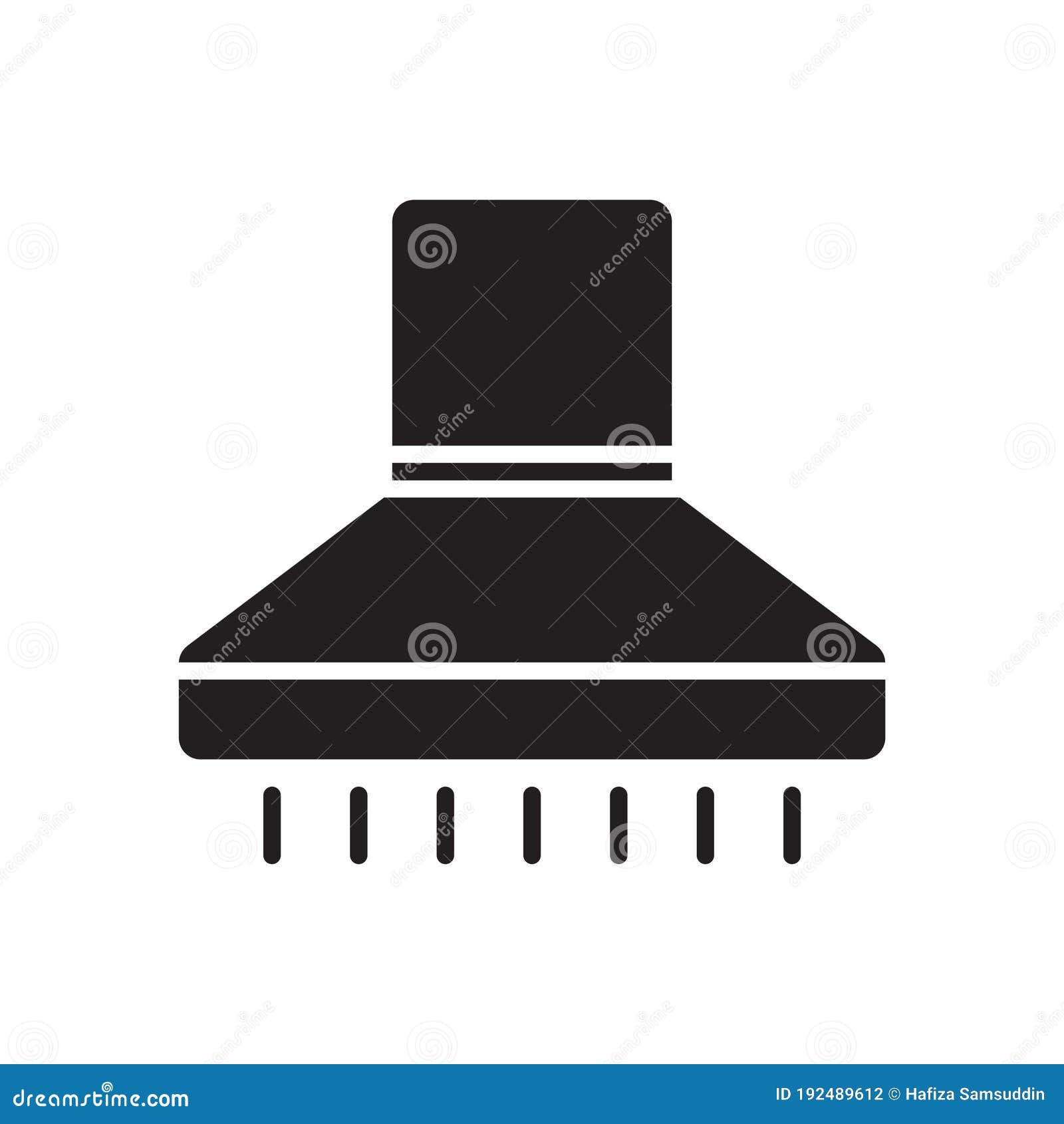 Exhaust Hood. Vector Illustration Decorative Design Stock Vector ...