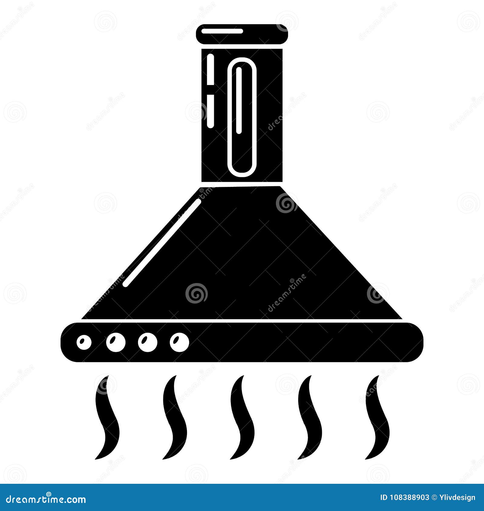 Exhaust Icon, Simple Style. Stock Vector - Illustration of comfort ...