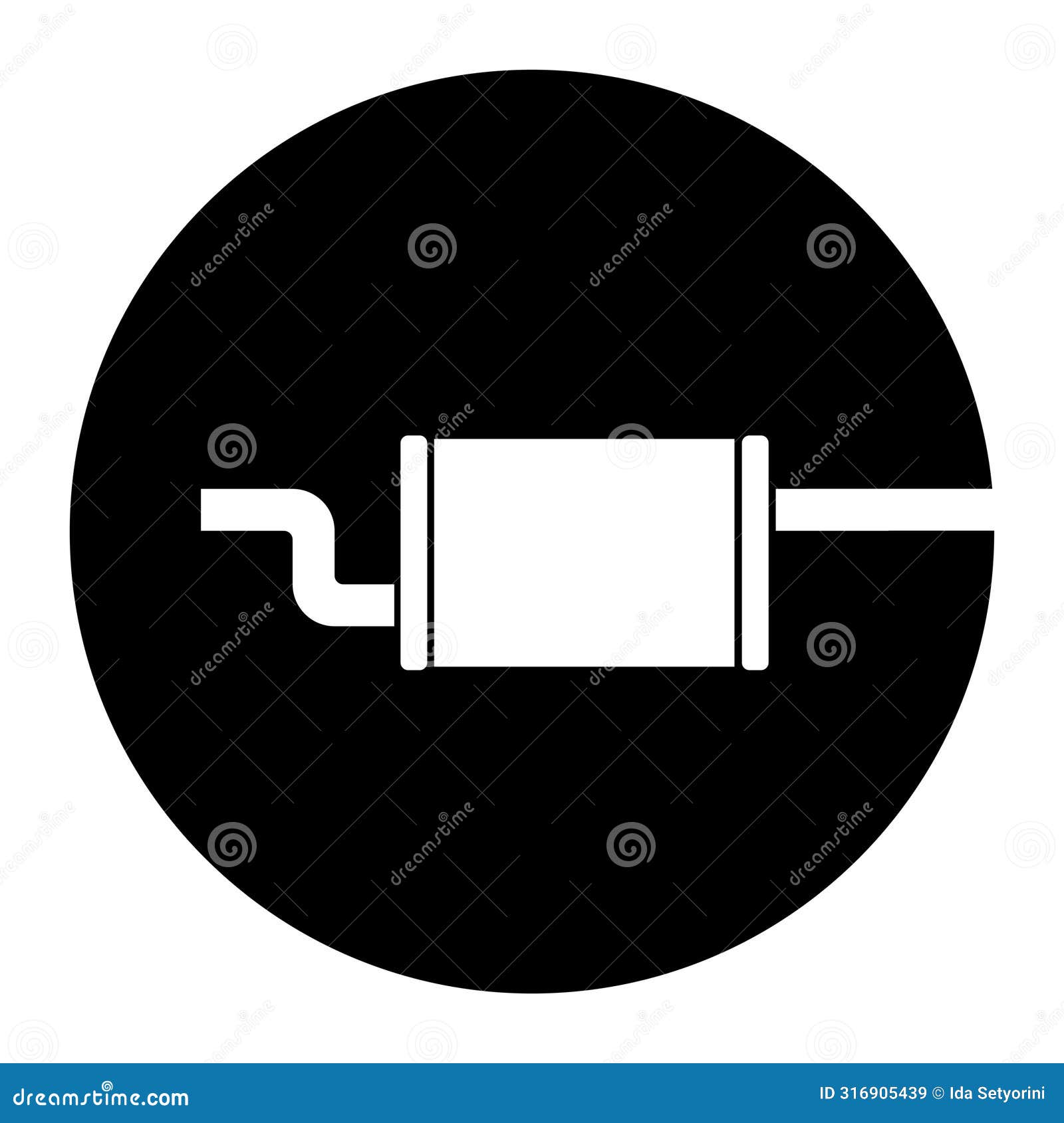Exhaust logo vector stock illustration. Illustration of speed - 316905439