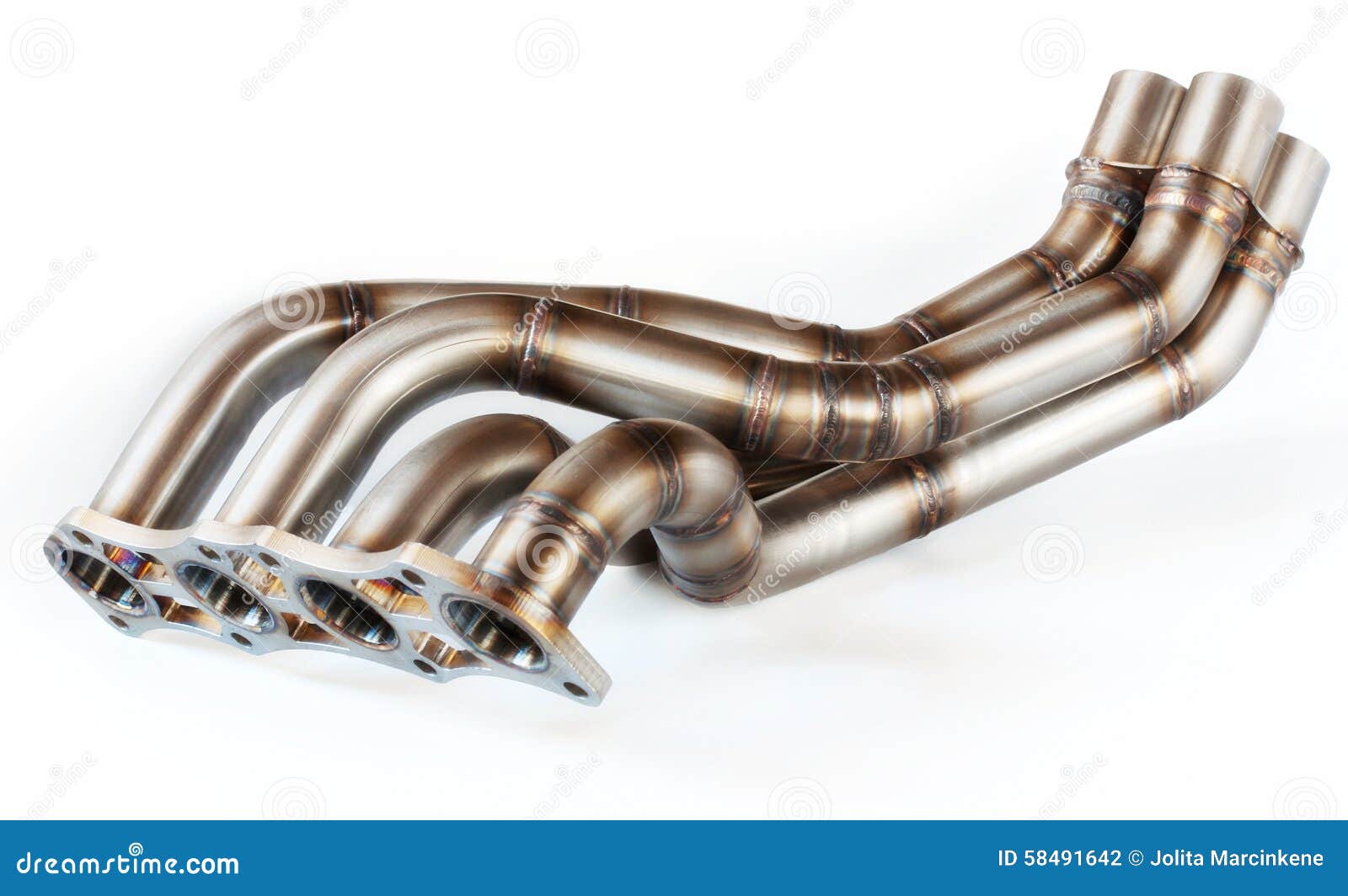 Car Exhaust Manifold Header Stock Photo - Image of view, transport ...