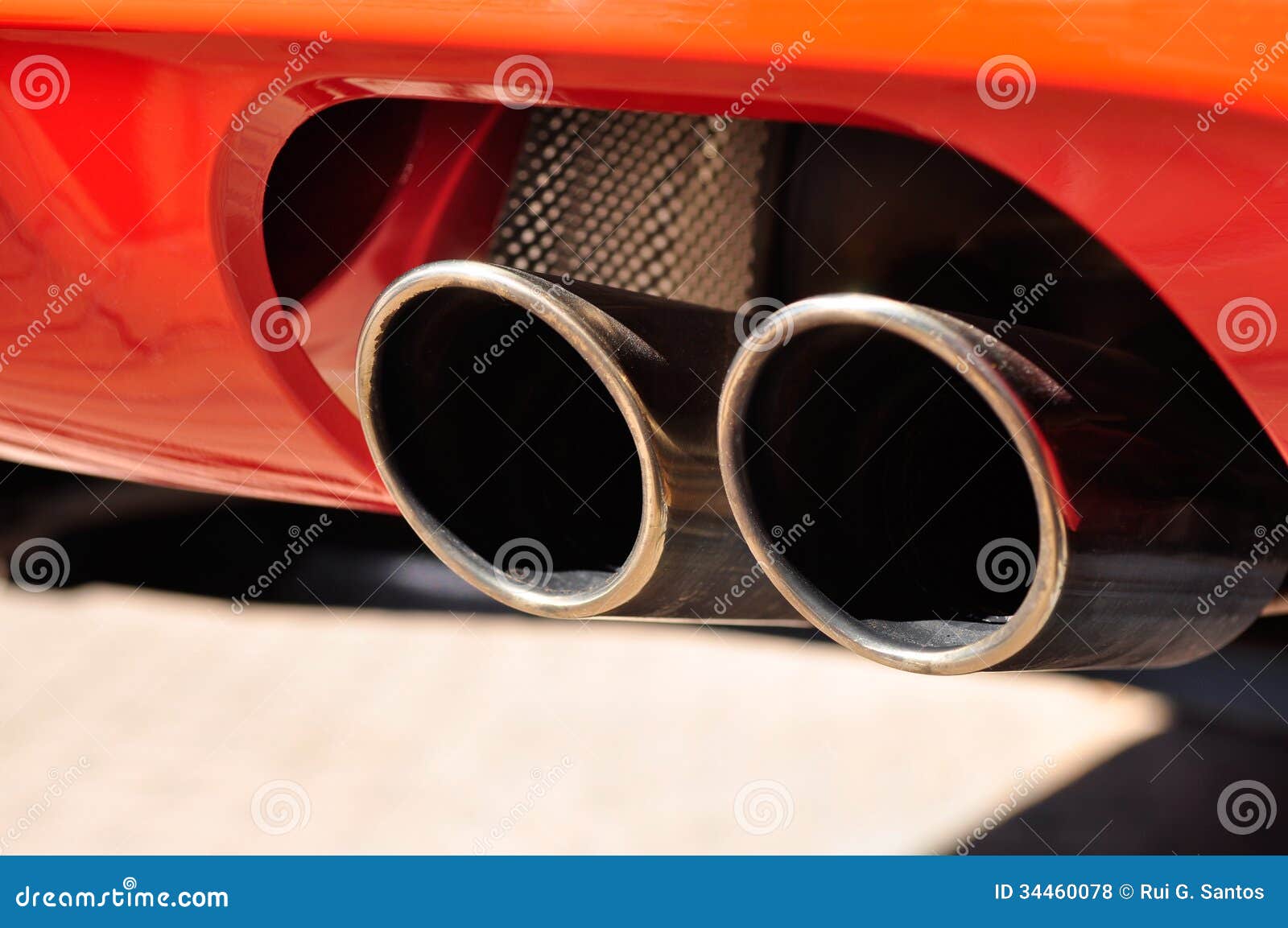 Exhaust Pipe stock photo. Image of motor, bumper, monoxide - 34460078
