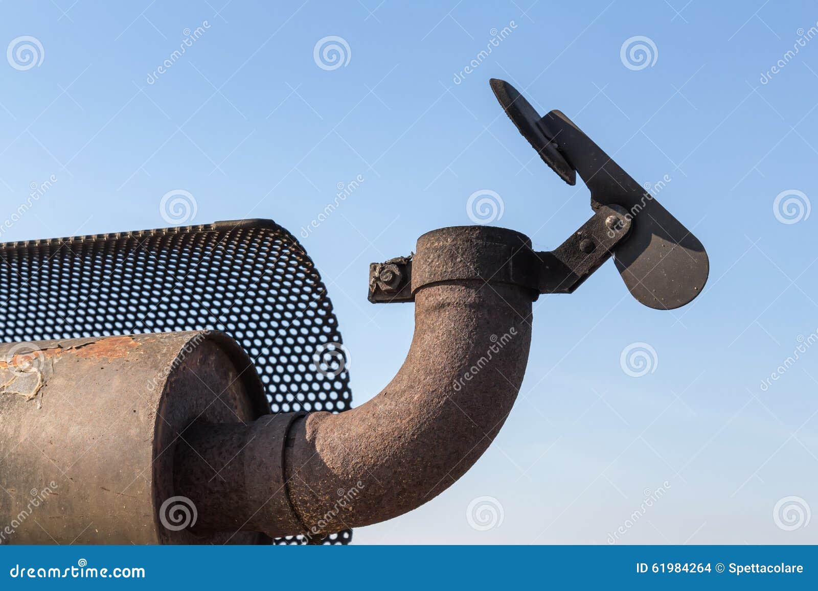 Exhaust pipe stock photo. Image of petrol, reflection - 61984264